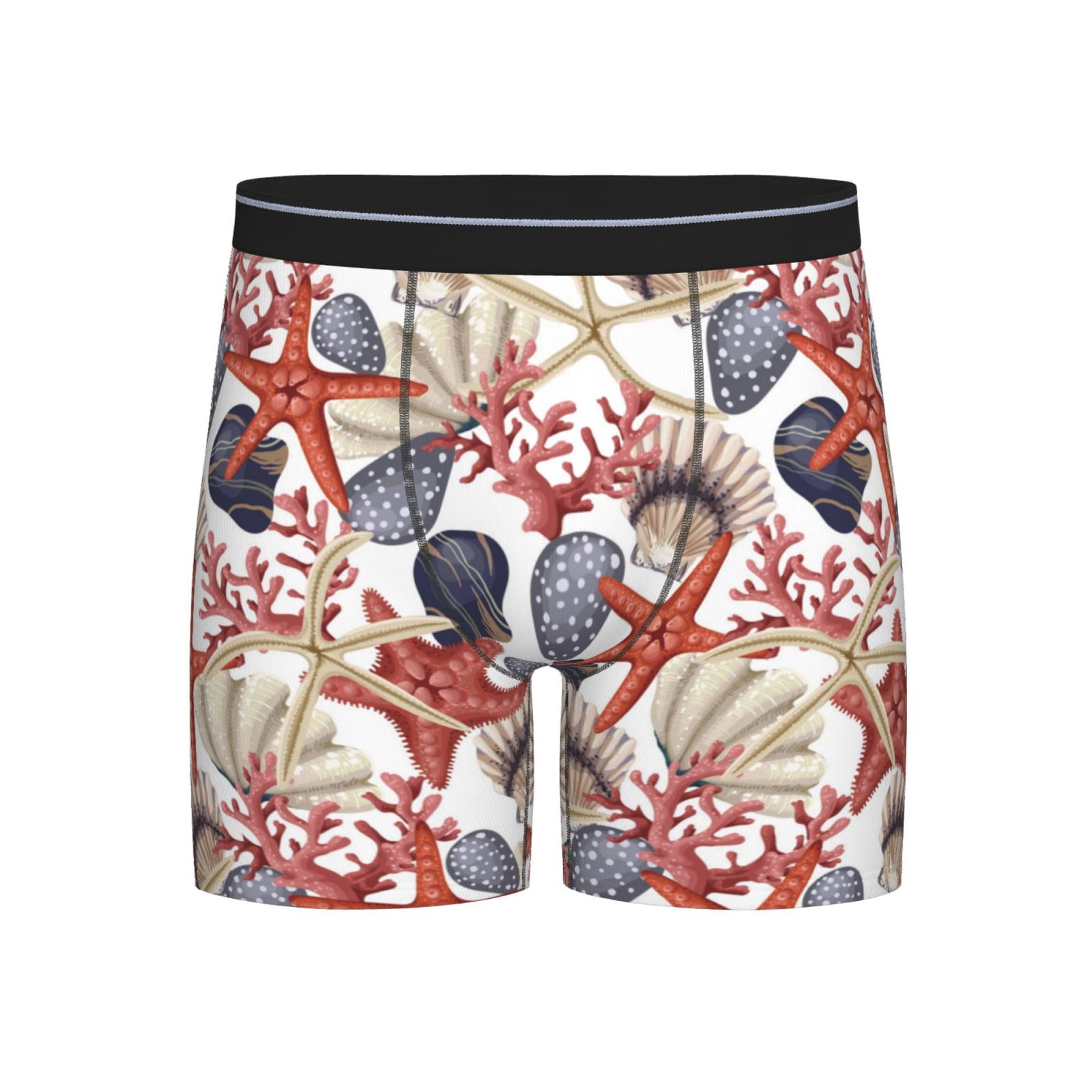 Sigee Starfish Shell for Men's Boxer Briefs,Moisture Wicking and ...