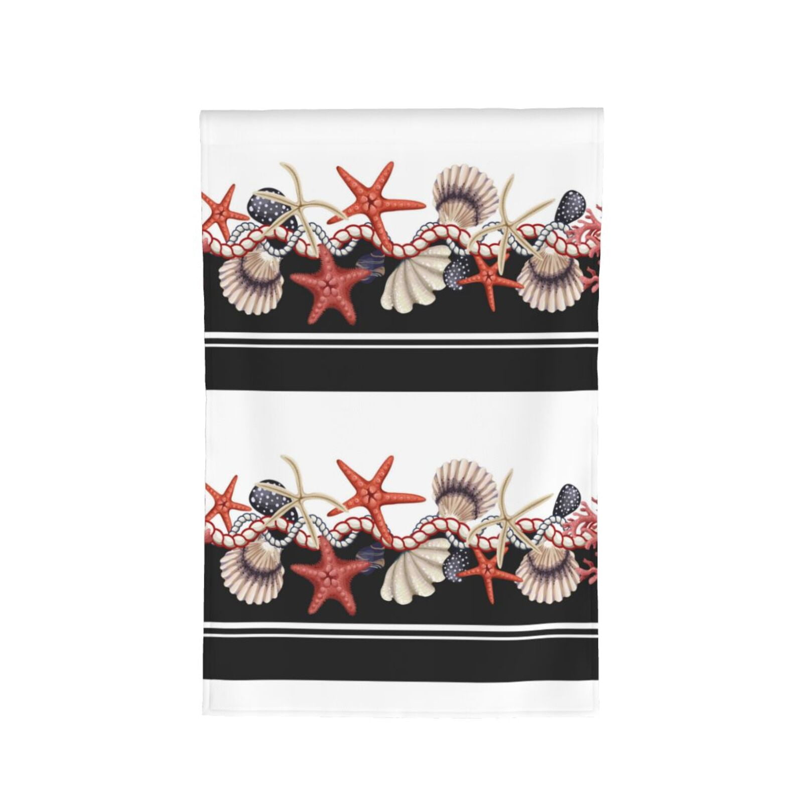 Sigee Starfishes Shells Printed Flag12.5 * 18in Outdoor Yard Flags For ...
