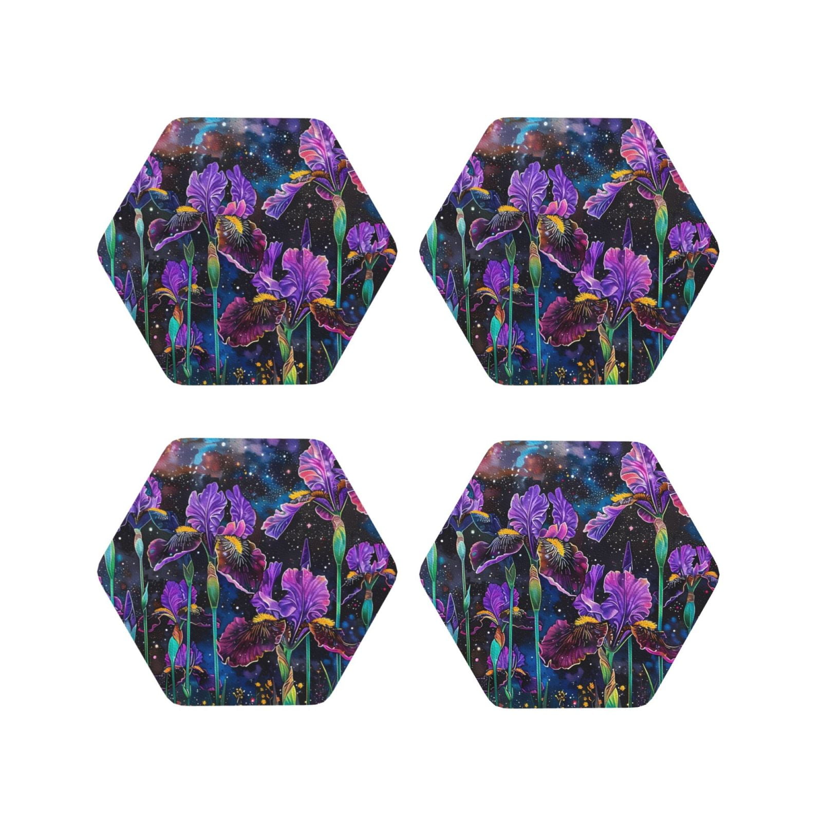 Sigee Starry Night Iris Field for Water-Resistant, Heat-Resistant, Non ...