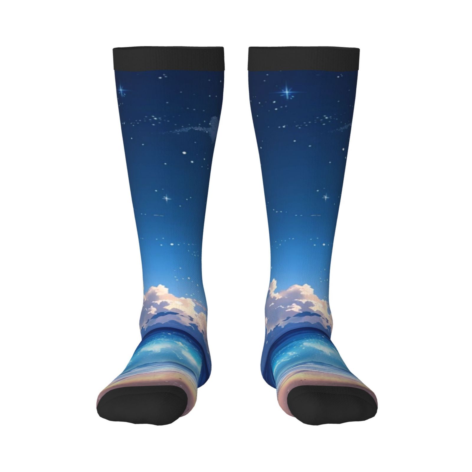 Sigee Starry Night Ocean View for Socks for Men Women Socks Stocking ...