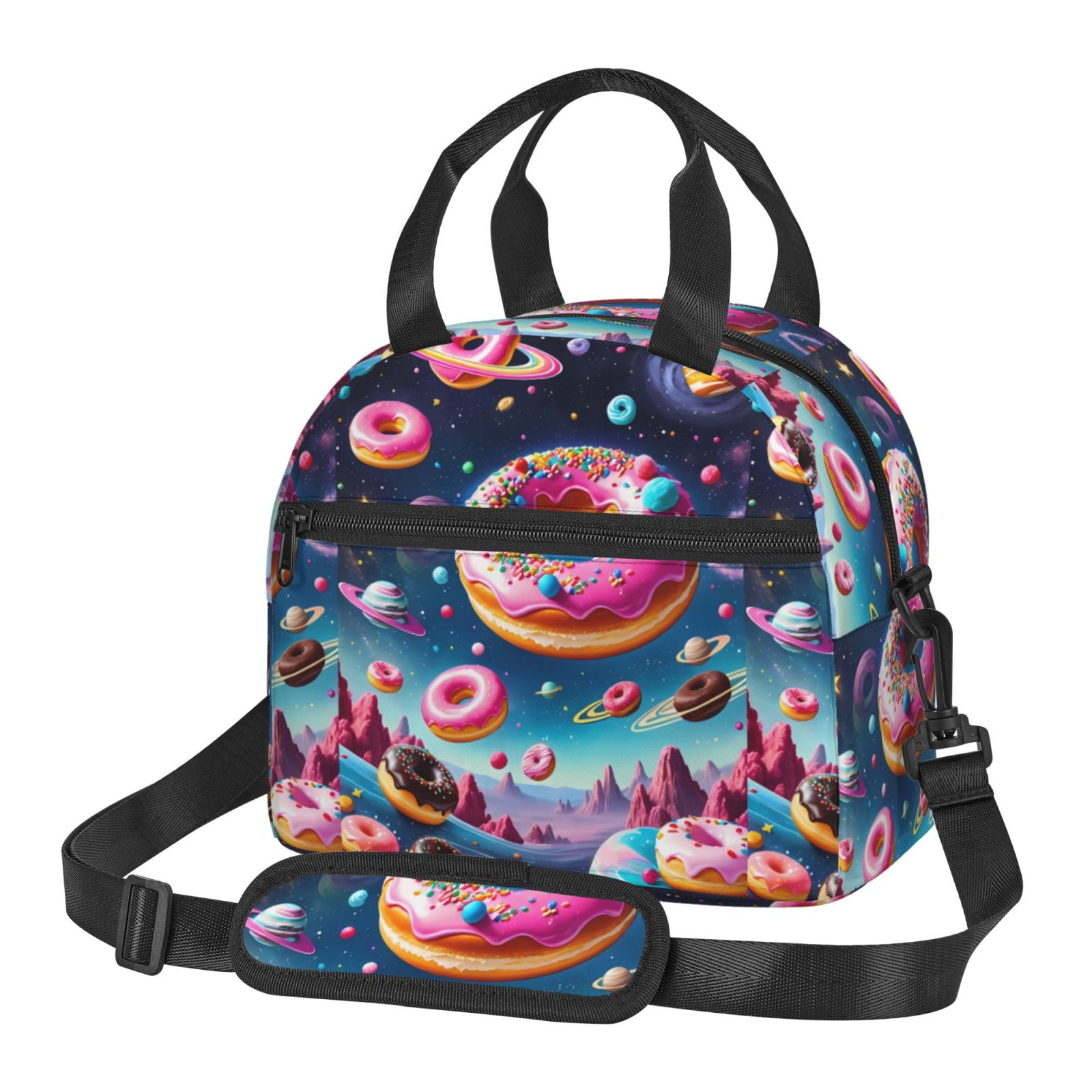 Sigee Starry Sky Colorful Donut for Reusable Lunch Box for Men/Women ...