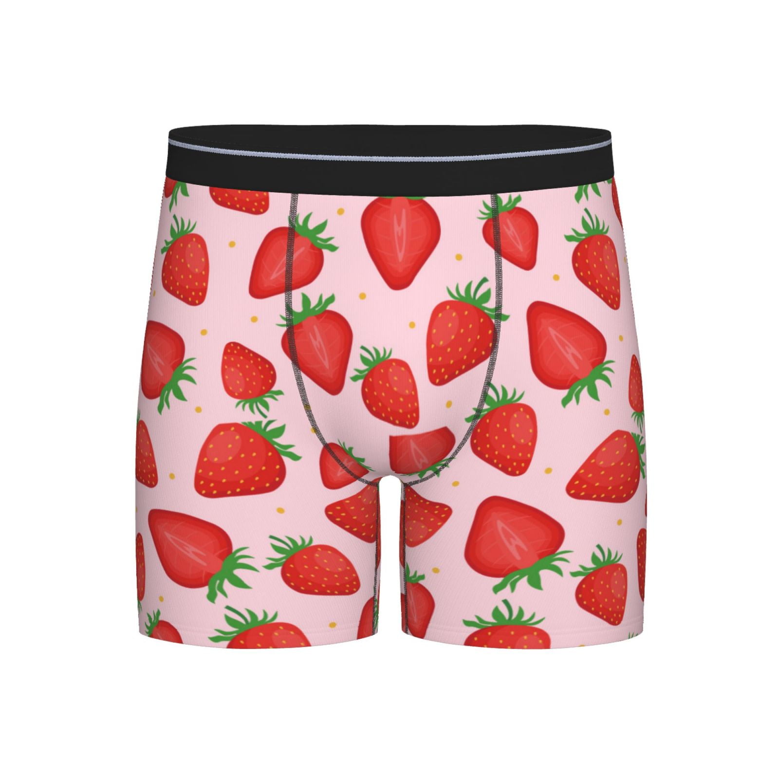 Sigee Strawberries for Men's Boxer Briefs,Moisture Wicking and ...