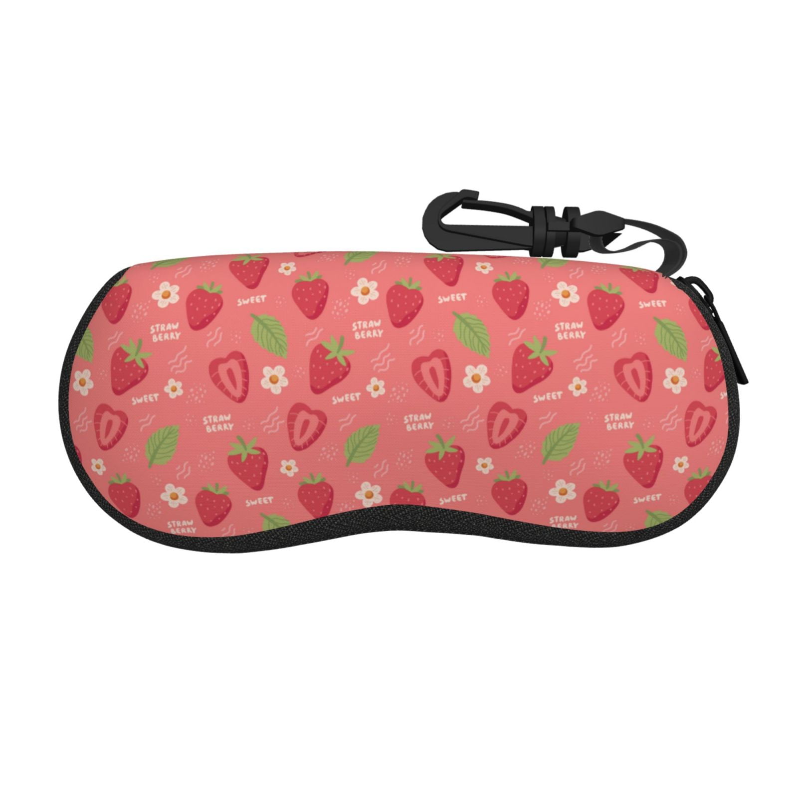 Sigee Strawberry Floral for Soft Eyeglass Cases for Women and Men ...