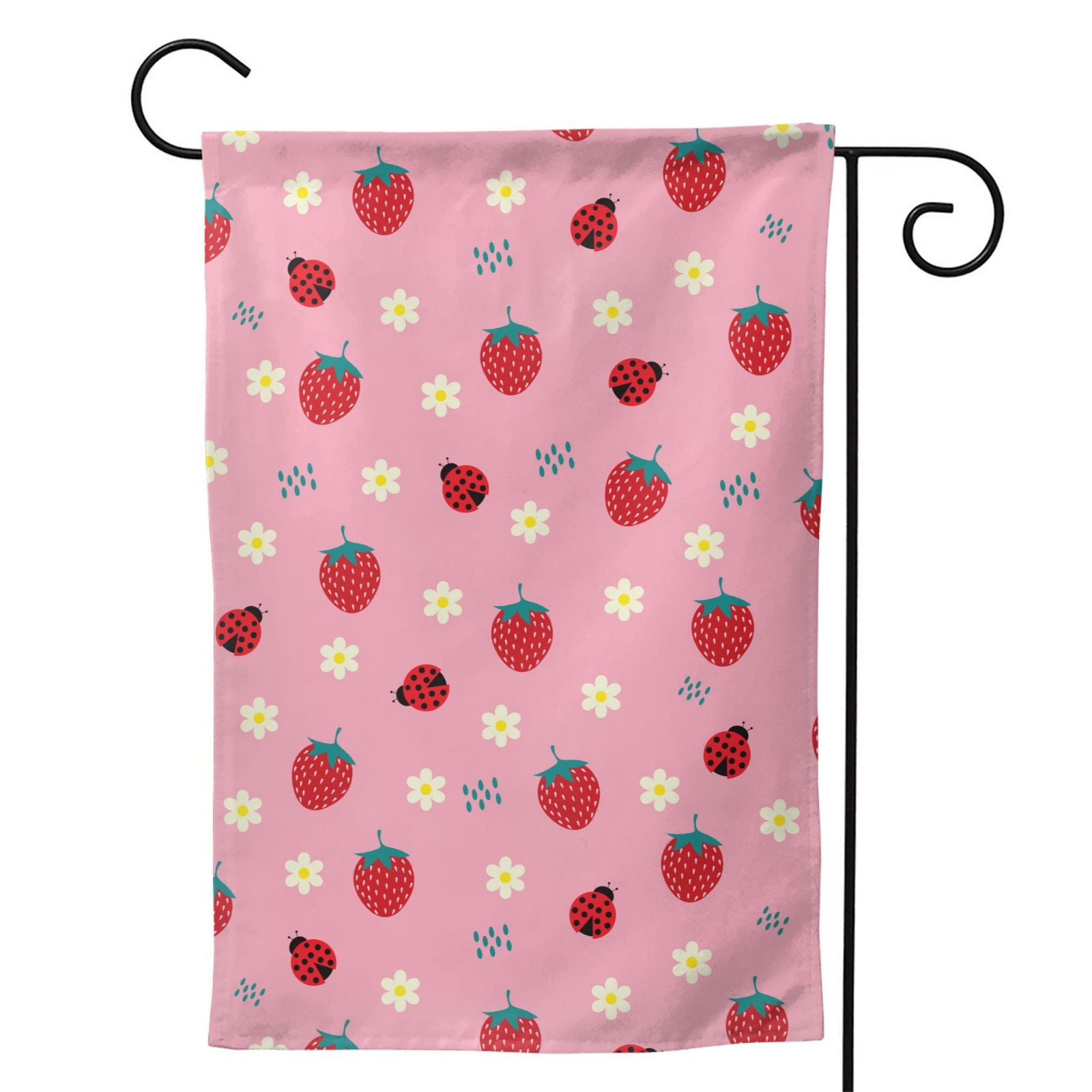 Sigee Strawberry and Ladybugs for Live Happy Decorative Small Garden ...