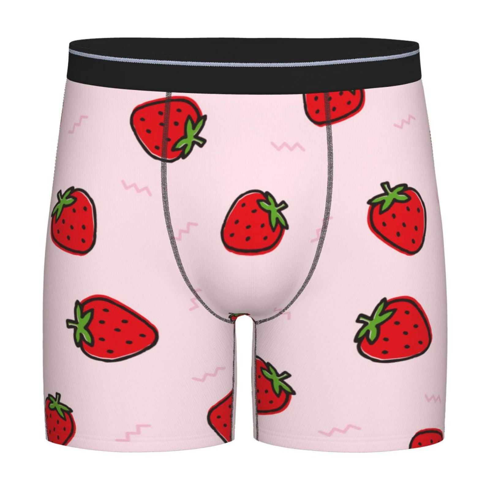Sigee Strawberry for Men's Boxer Briefs,Moisture Wicking and Breathable ...
