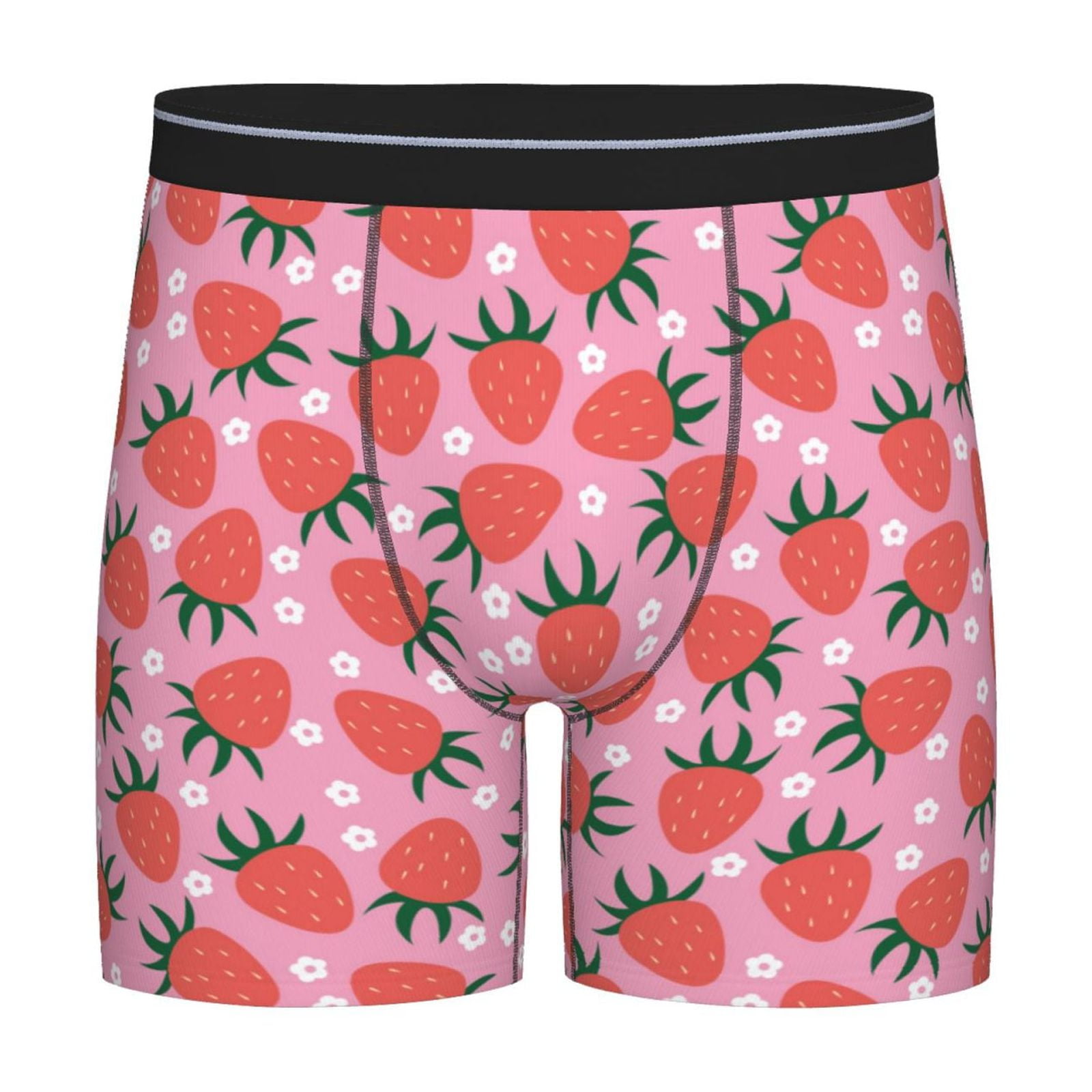 Sigee Strawberry for Men's Boxer Briefs,Moisture Wicking and Breathable ...