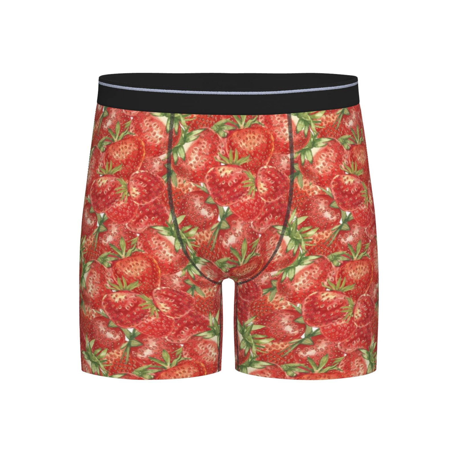 Sigee Strawberry for Men's Boxer Briefs,Moisture Wicking and Breathable ...