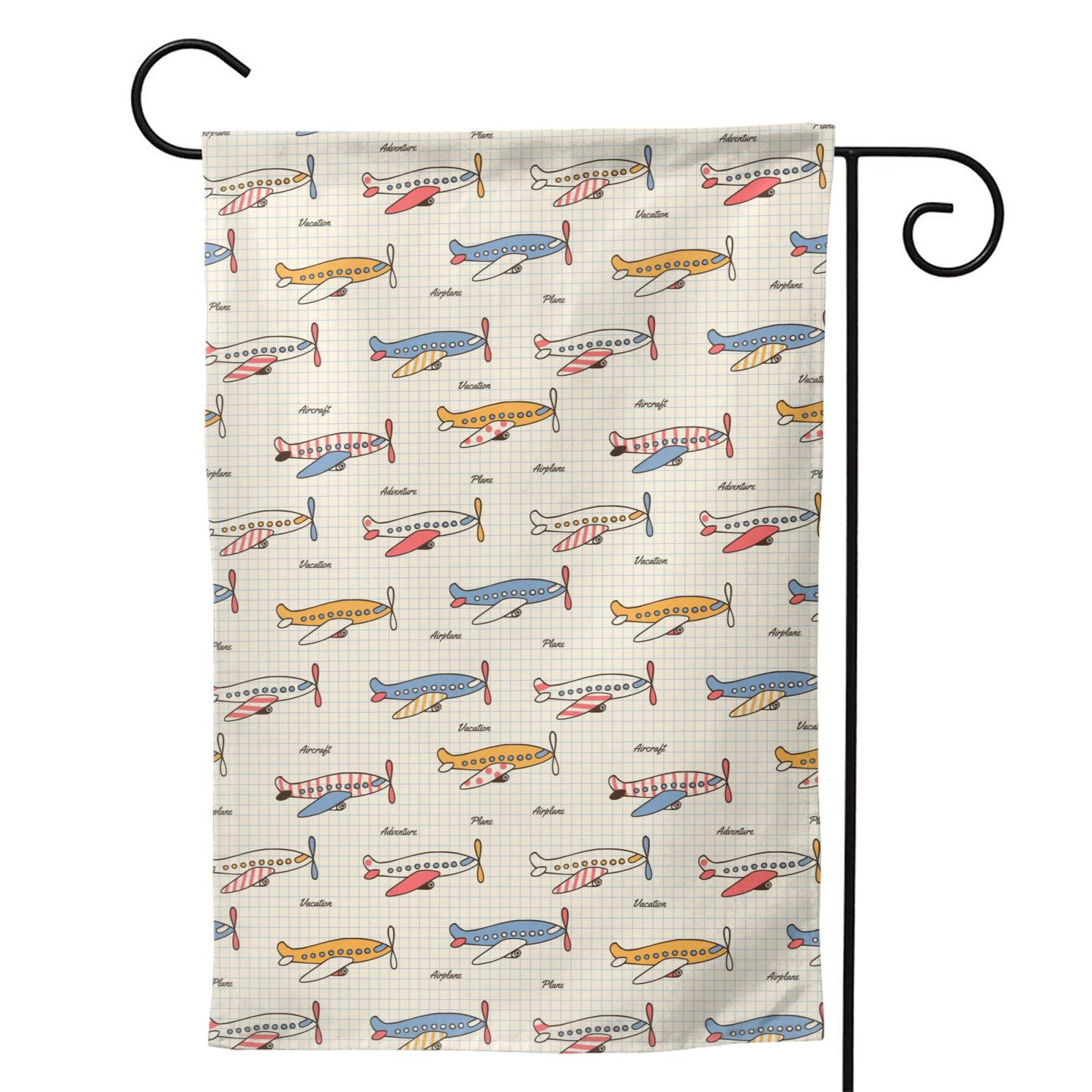 Sigee Striped Vintage Planes for Live Happy Decorative Small Garden ...