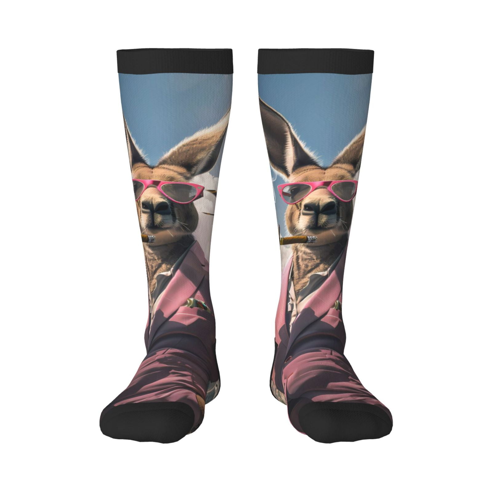 Sigee Stylish Kangaroo In Suit for Socks for Men Women Socks Stocking ...