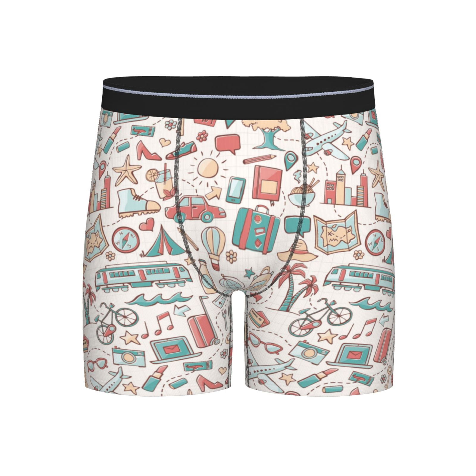Sigee Summer Life for Men's Boxer Briefs,Moisture Wicking and ...