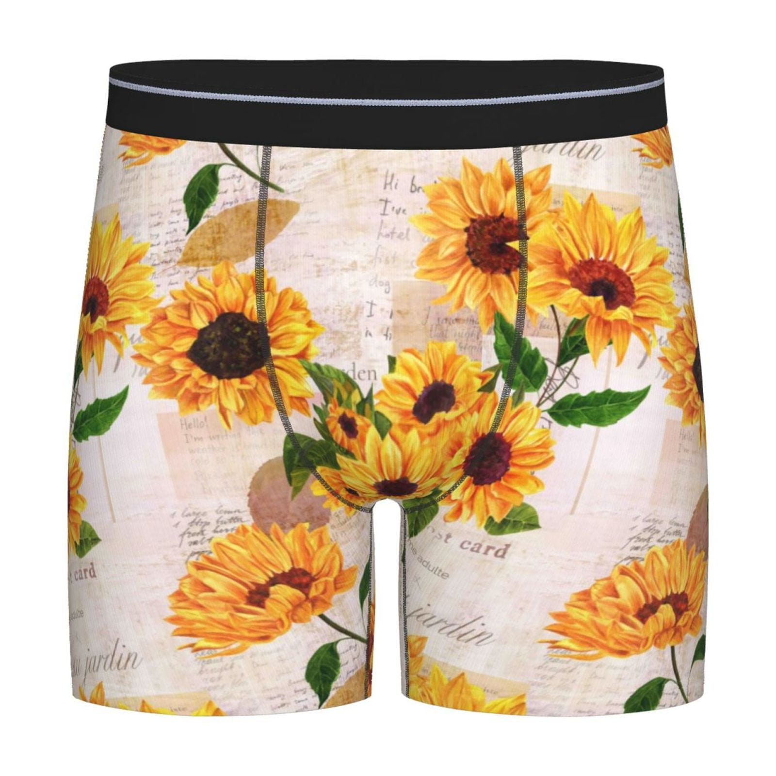 Sigee Sunflower 5 for Men's Boxer Briefs,Moisture Wicking and ...