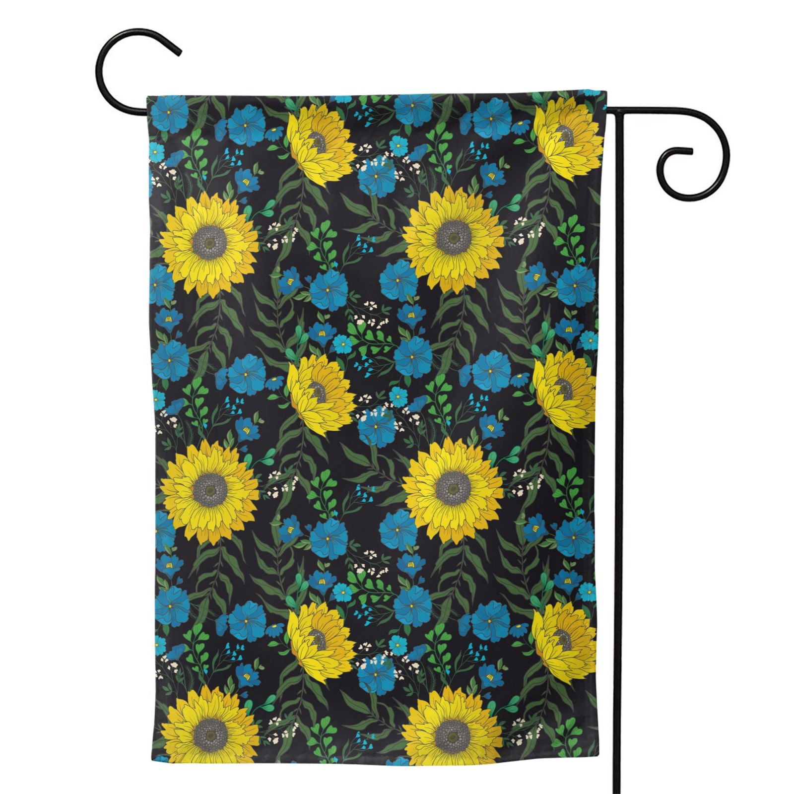 Sigee Sunflowers And Blue Flower for Live Happy Decorative Small Garden ...