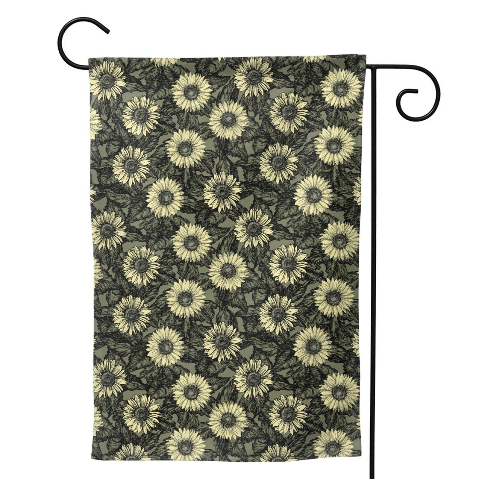 Sigee Sunflowers for Live Happy Decorative Small Garden Flag,Double ...