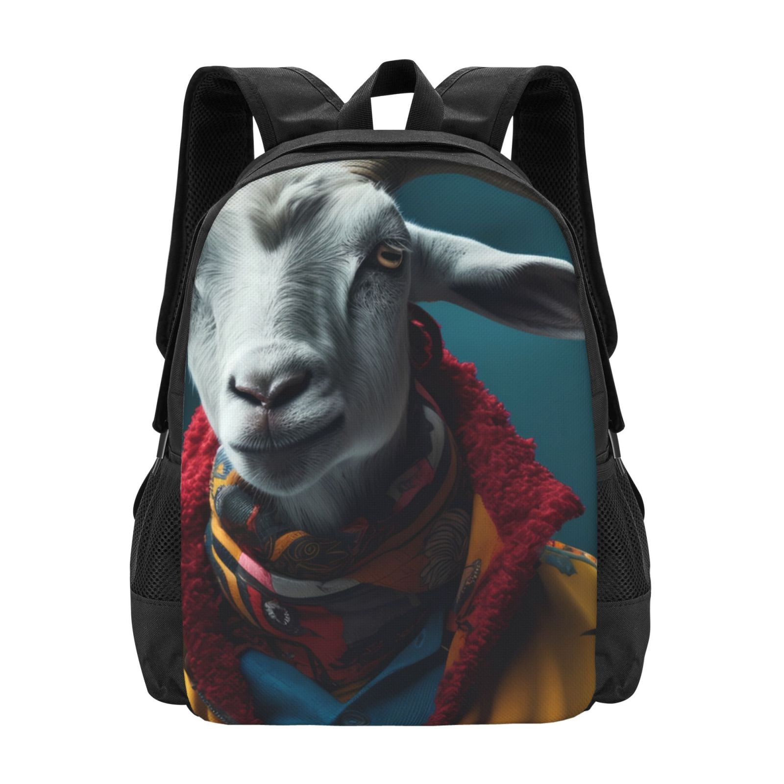 Sigee Surrealist Goat for Simple large capacity backpack Travel Laptop ...