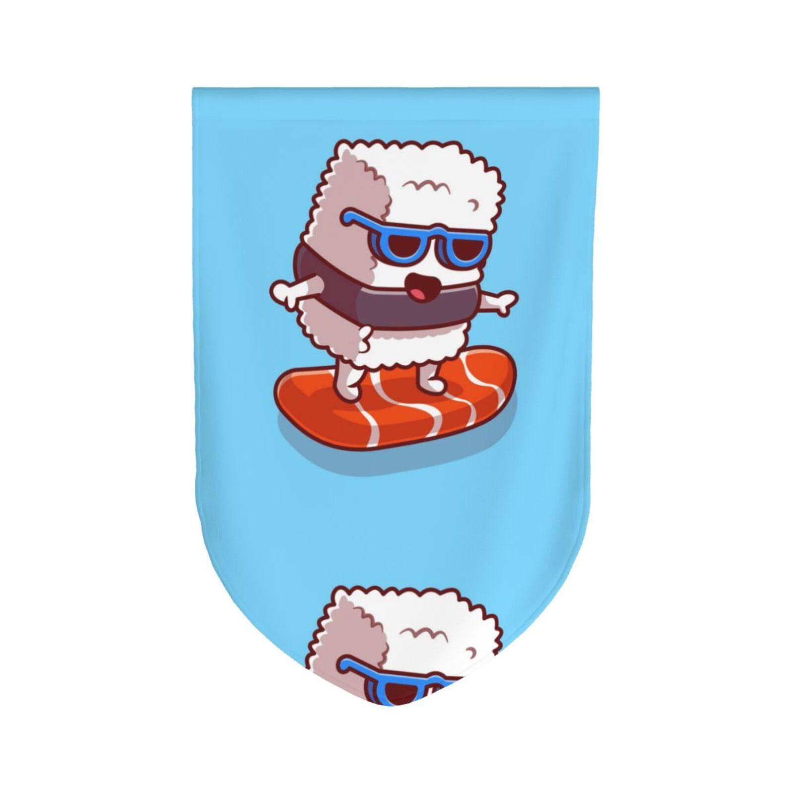 Sigee Sushi Salmon Surfing Printed Flag12.5 * 18in Outdoor Yard Flags ...