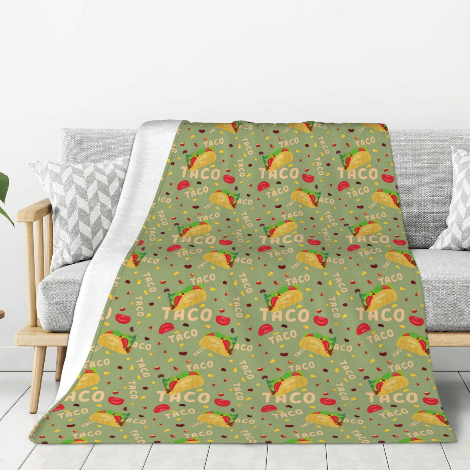 Sigee Taco for Flannel Blanket - Ultra-Soft, Warm and Cozy, Perfect for ...