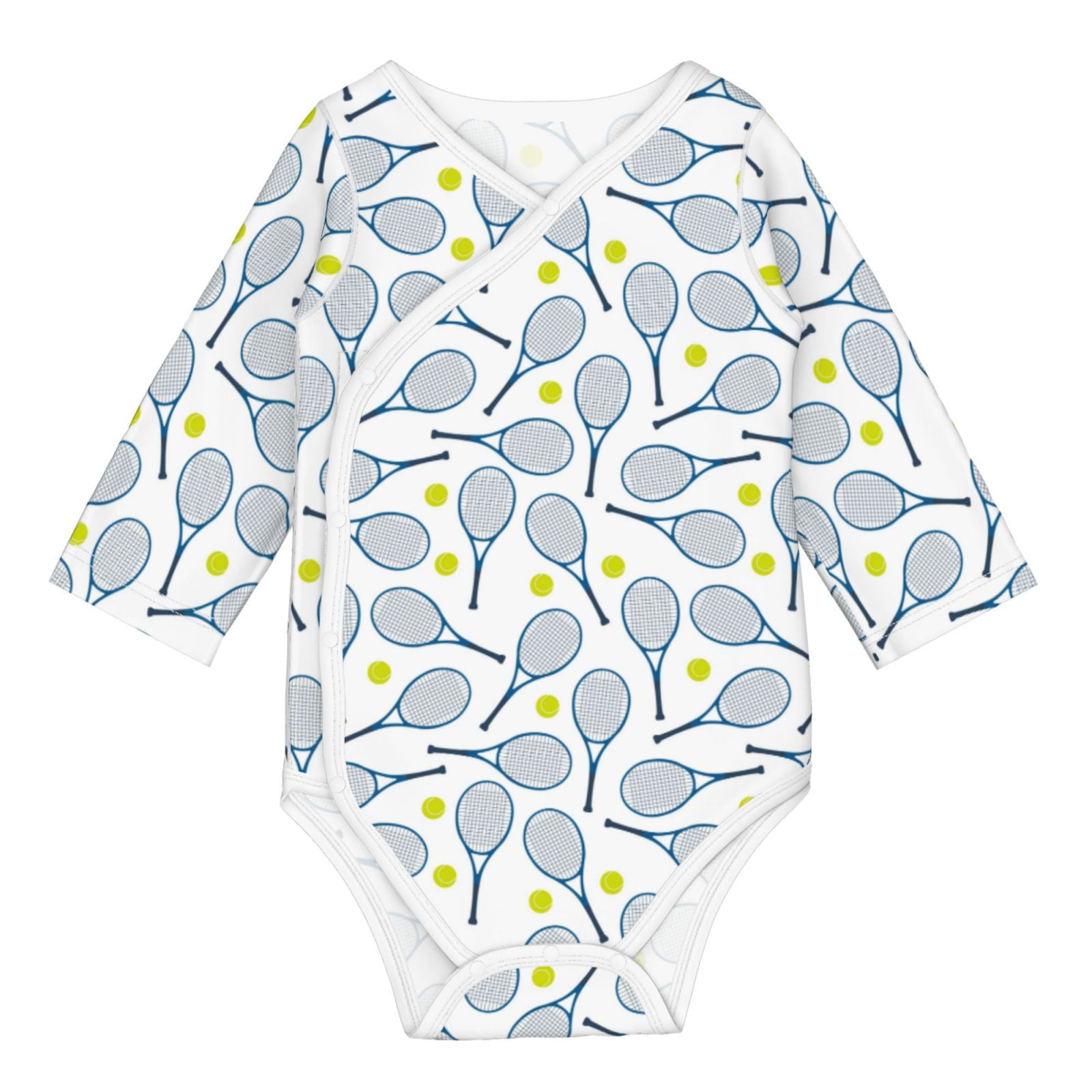Sigee Tennis Rackets And Balls for Baby Unisex Baby Cotton Long-Sleeve ...