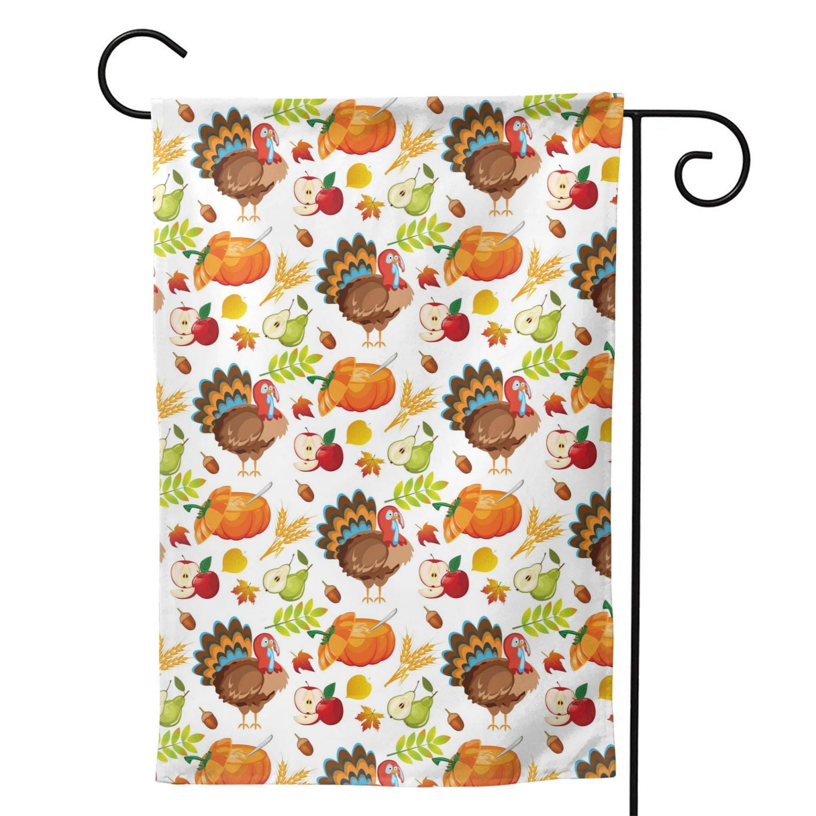 Sigee Thanksgiving Turkey for Live Happy Decorative Small Garden Flag ...