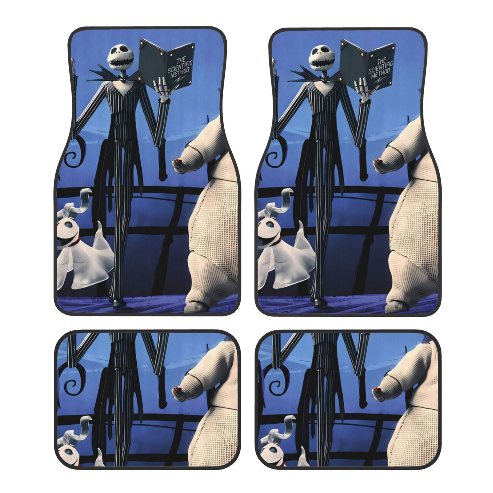 Sigee The Nightmare Before Christmas N for All 4-Piece Floor Mats, All ...