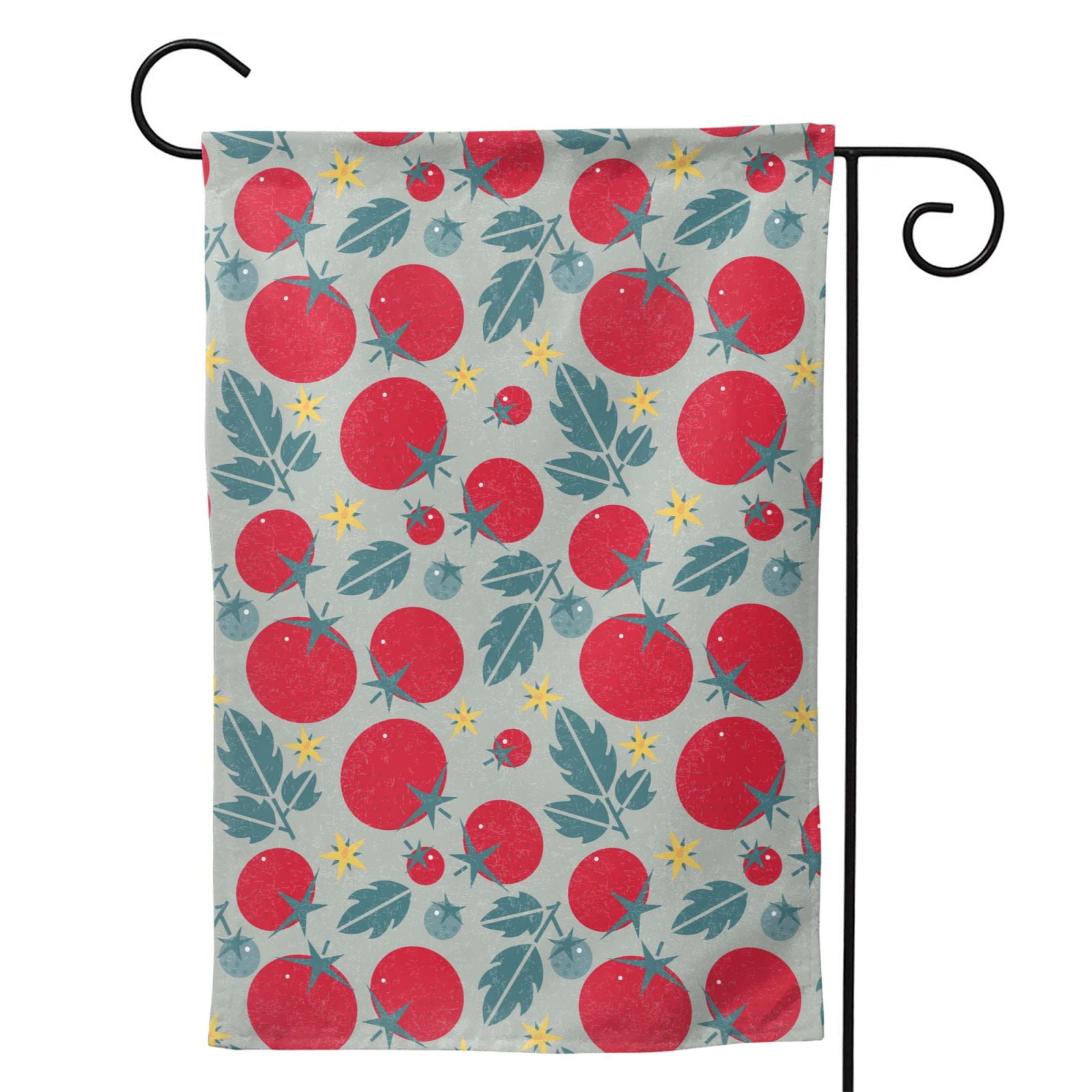 Sigee Tomato for Live Happy Decorative Small Garden Flag,Double Sided ...
