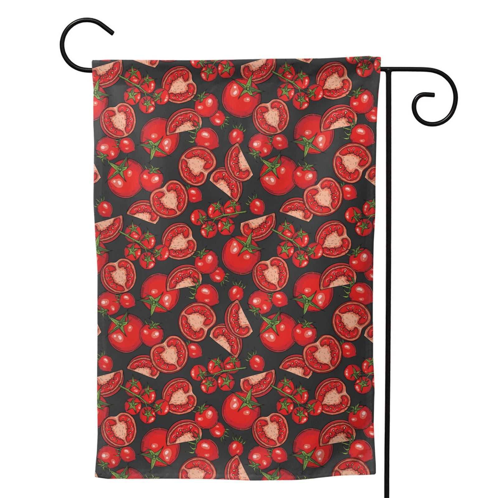 Sigee Tomato for Live Happy Decorative Small Garden Flag,Double Sided ...