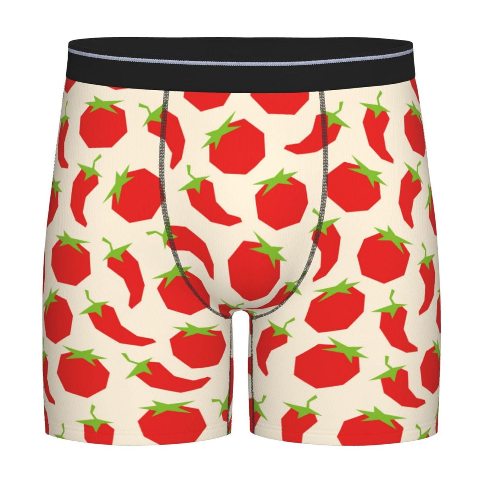 Sigee Tomatoes And Chili for Men's Boxer Briefs,Moisture Wicking and ...