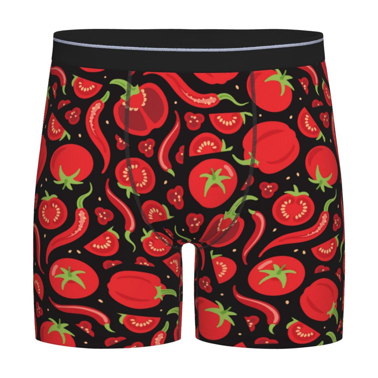 Sigee Tomatoes And Chili for Men's Boxer Briefs,Moisture Wicking and ...