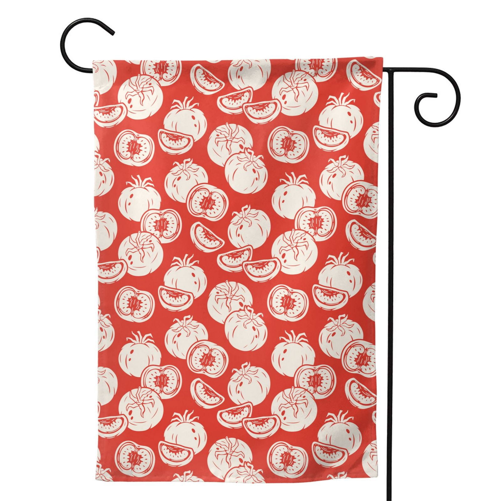 Sigee Tomatoes for Live Happy Decorative Small Garden Flag,Double Sided ...