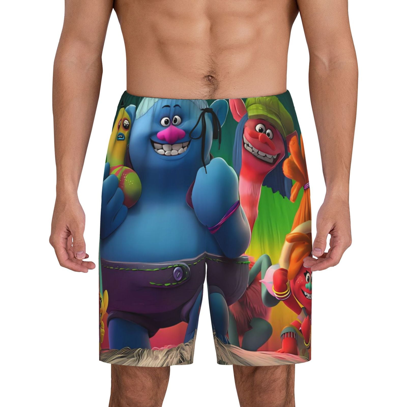 Sigee Trolls Band Together (30) for Men's Short Pajama Pants Soft Pants ...