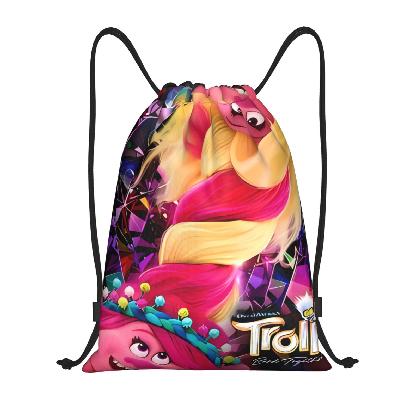 Sigee Trolls Band Together (8) for Drawstring Bag String Backpack for ...