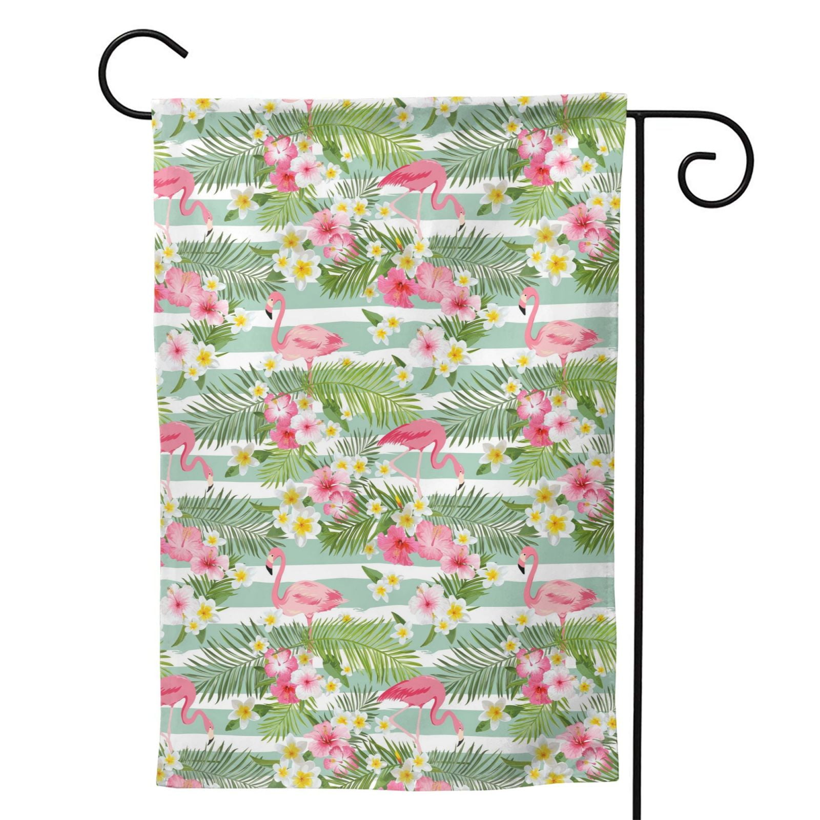 Sigee Tropical Flamingo for Live Happy Decorative Small Garden Flag ...