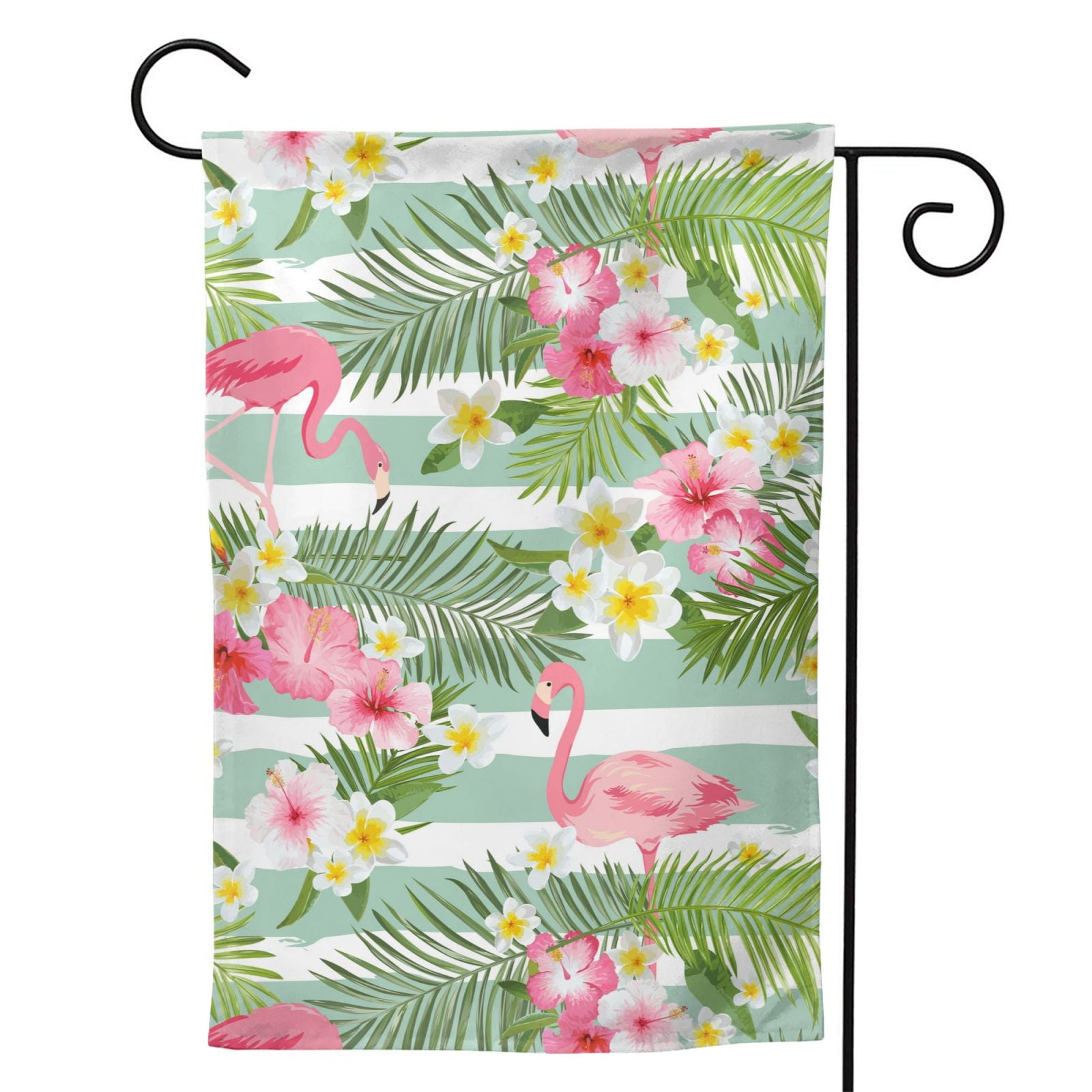 Sigee Tropical Flamingo for Live Happy Decorative Small Garden Flag ...