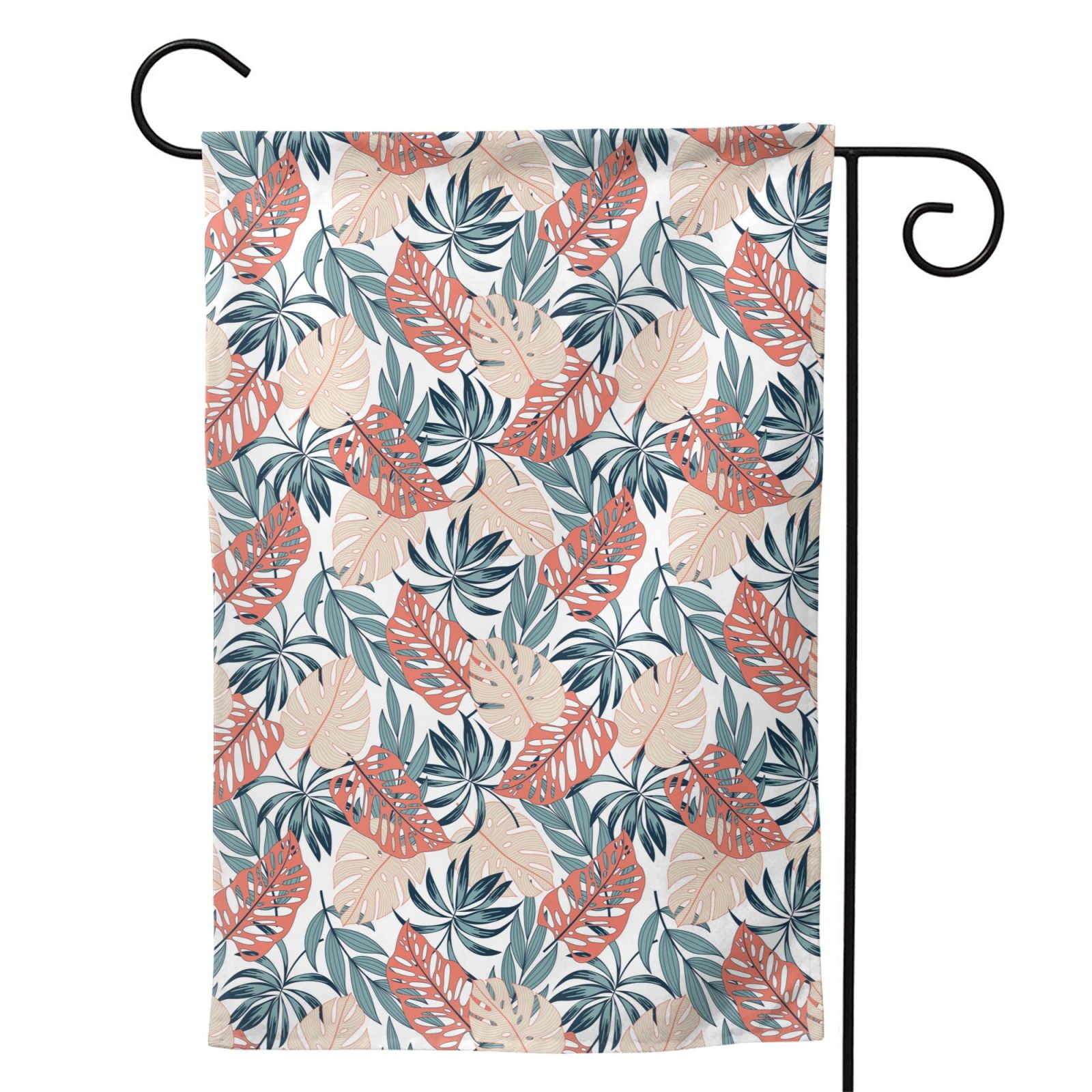 Sigee Tropical Leaves for Live Happy Decorative Small Garden Flag ...
