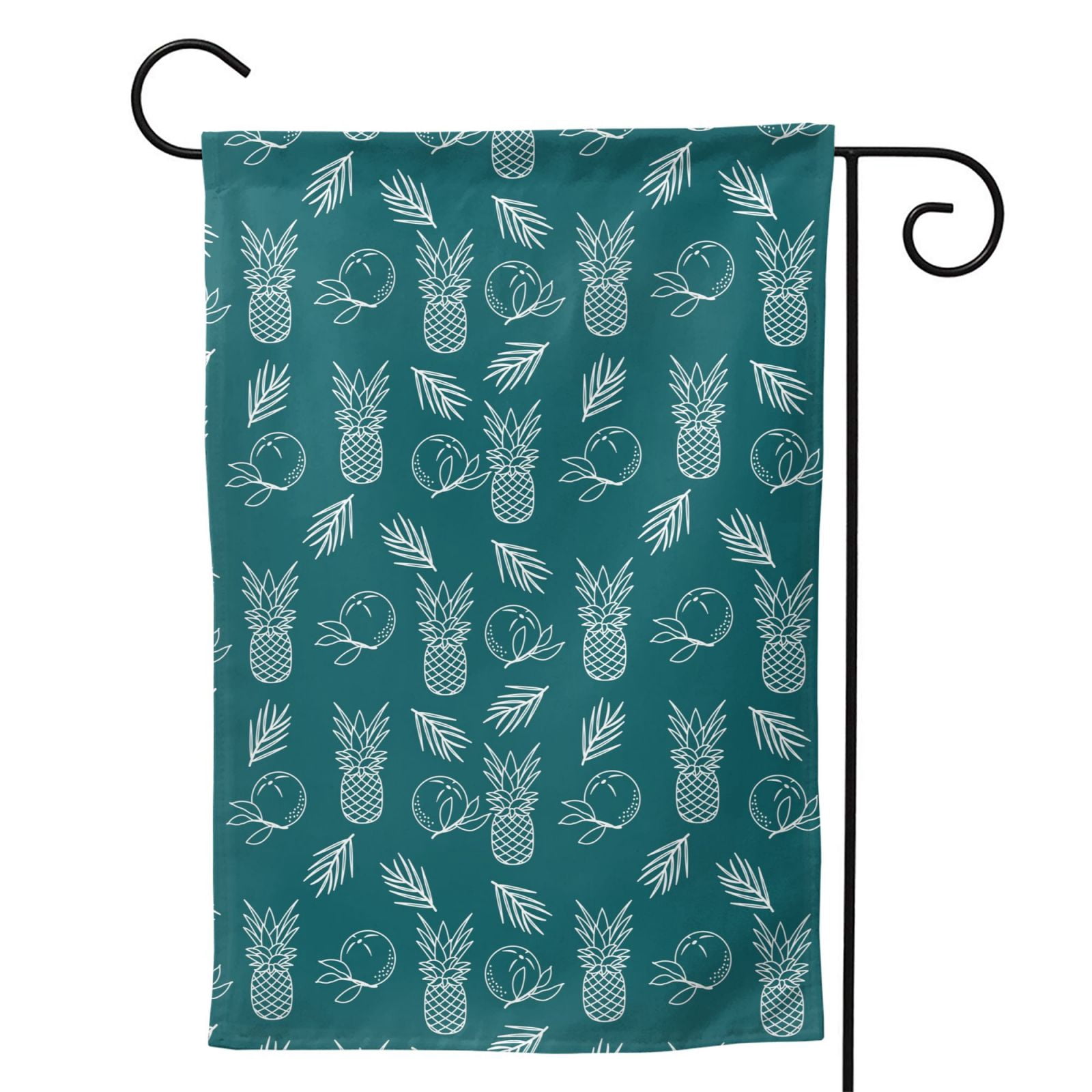 Sigee Tropical Pineapple for Live Happy Decorative Small Garden Flag ...