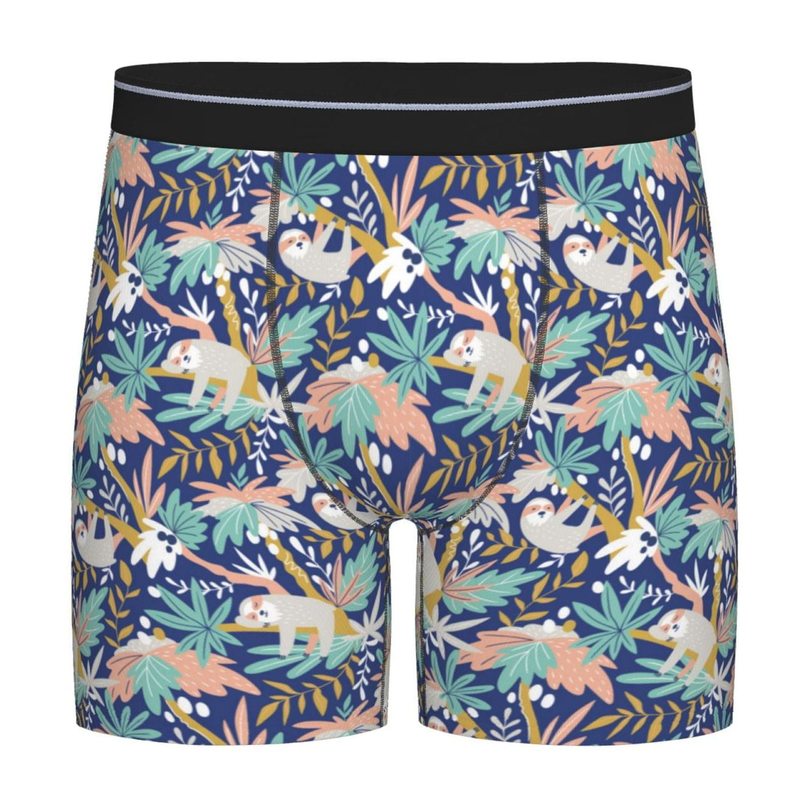 Sigee Tropical Sloth for Men's Boxer Briefs,Moisture Wicking and ...