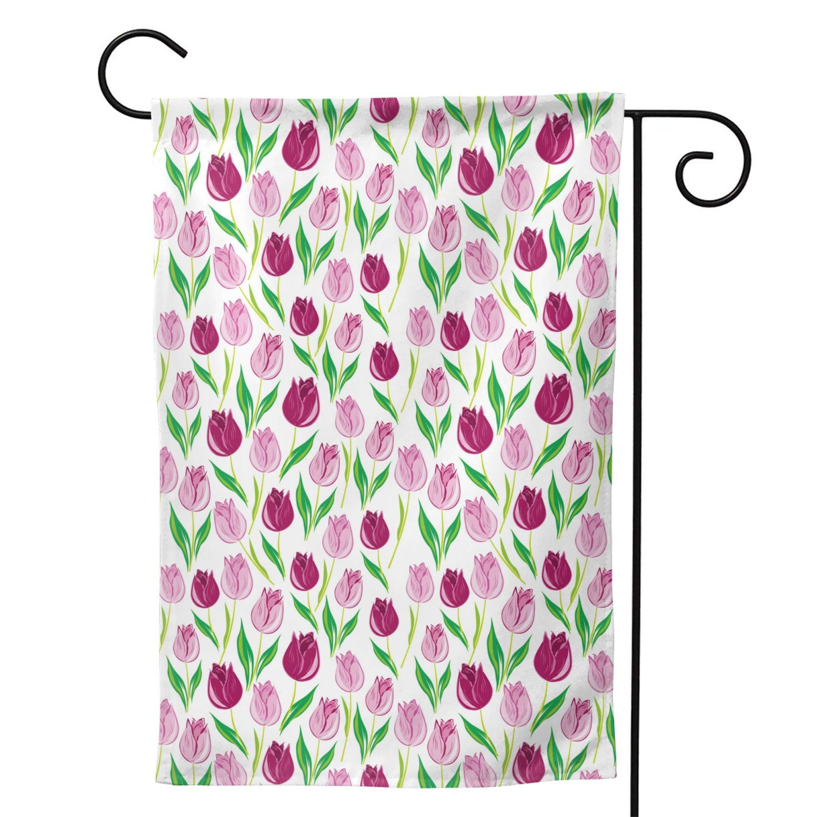 Sigee Tulips Flowers for Live Happy Decorative Small Garden Flag,Double ...