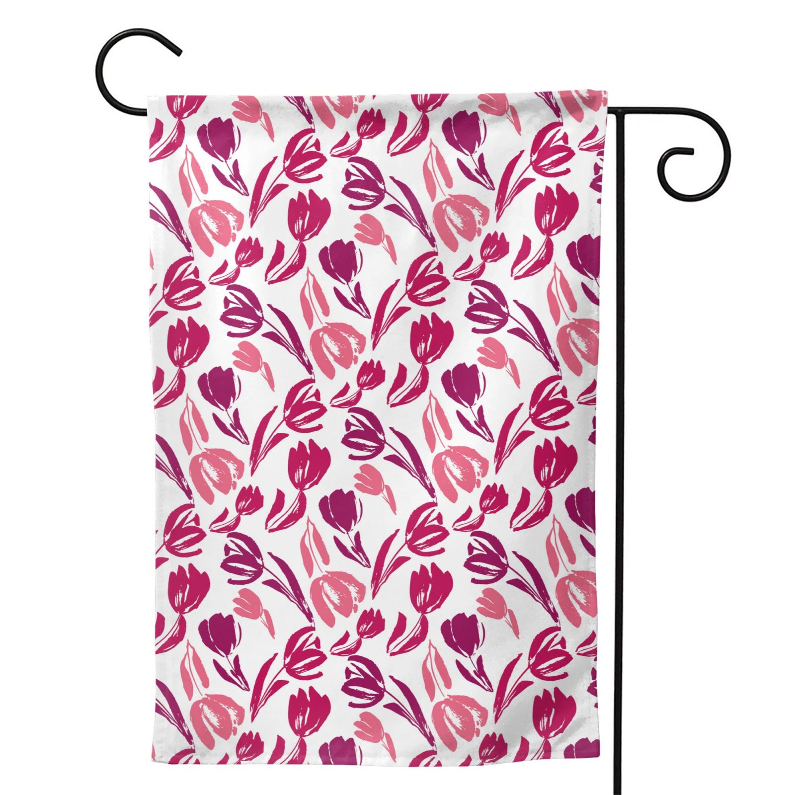 Sigee Tulips Flowers for Live Happy Decorative Small Garden Flag,Double ...