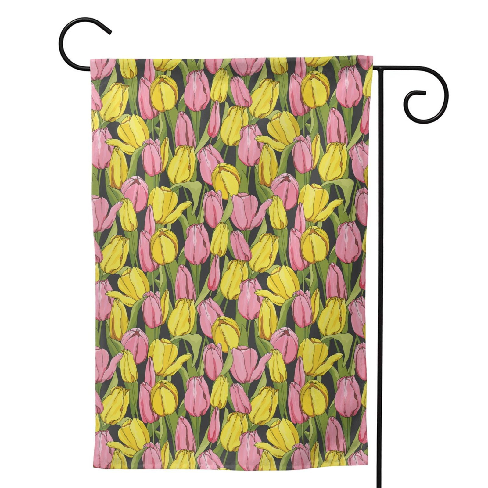 Sigee Tulips Flowers for Live Happy Decorative Small Garden Flag,Double ...