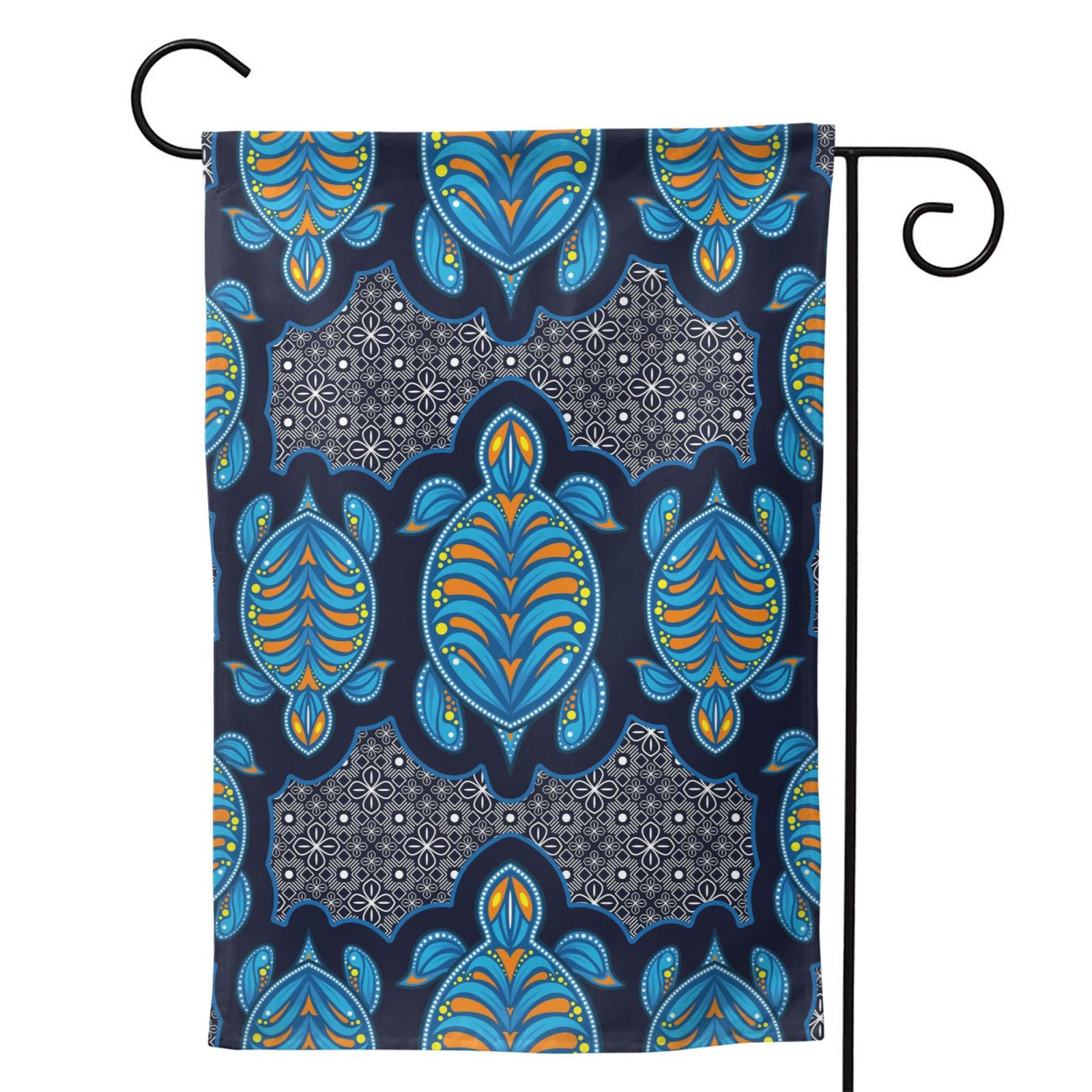 Sigee Turtle for Live Happy Decorative Small Garden Flag,Double Sided ...