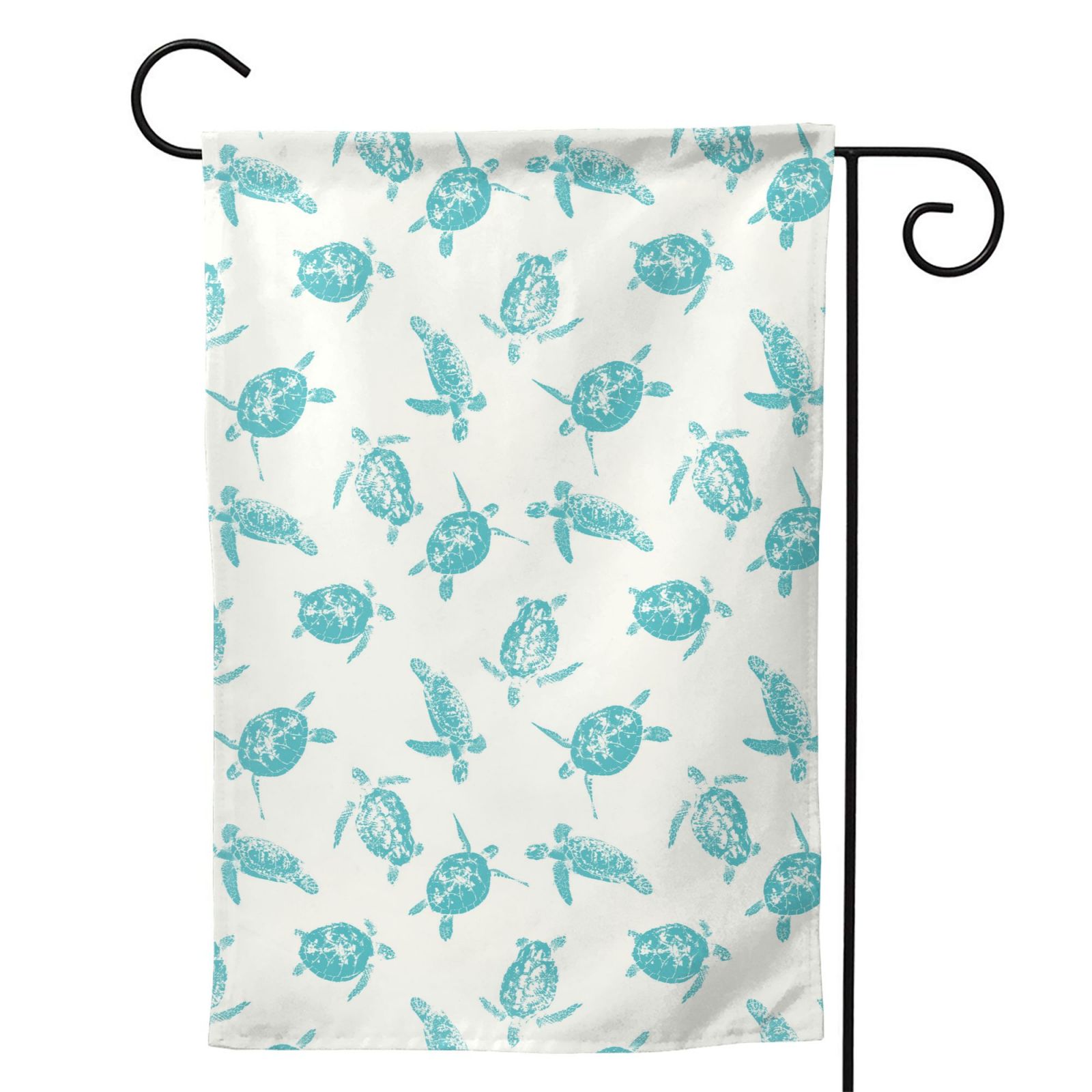 Sigee Turtle for Live Happy Decorative Small Garden Flag,Double Sided ...