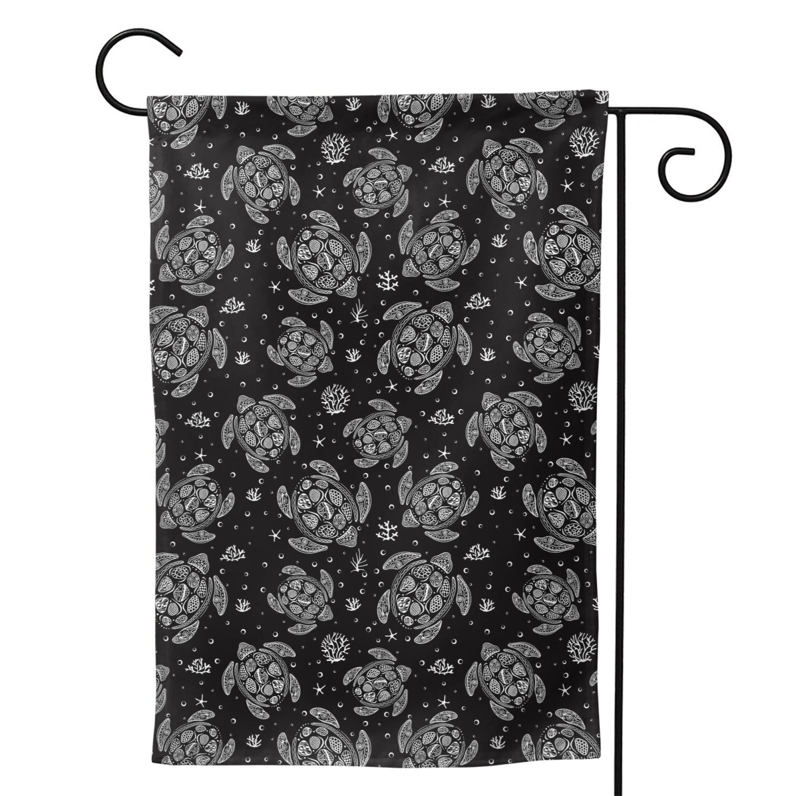 Sigee Turtle for Live Happy Decorative Small Garden Flag,Double Sided ...