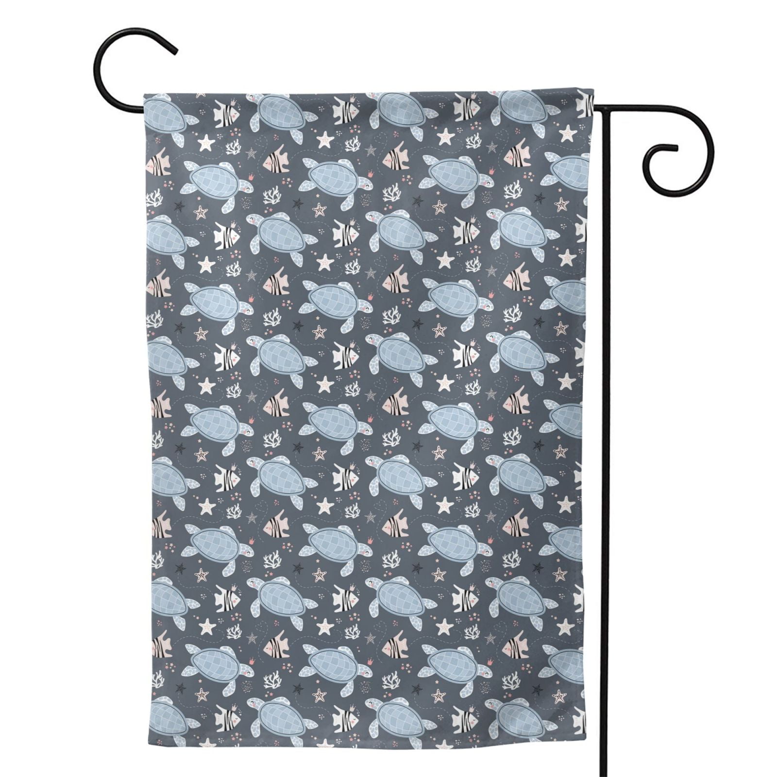 Sigee Turtle for Live Happy Decorative Small Garden Flag,Double Sided ...