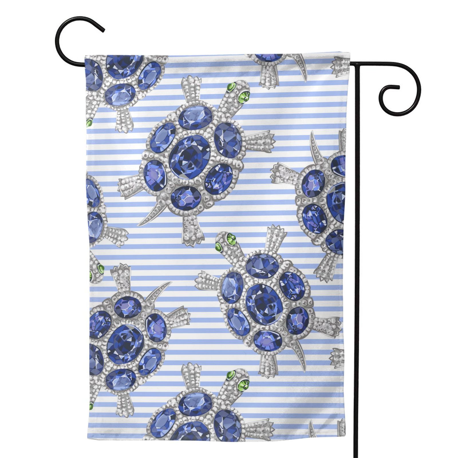 Sigee Turtle with Blue Stones for Live Happy Decorative Small Garden ...