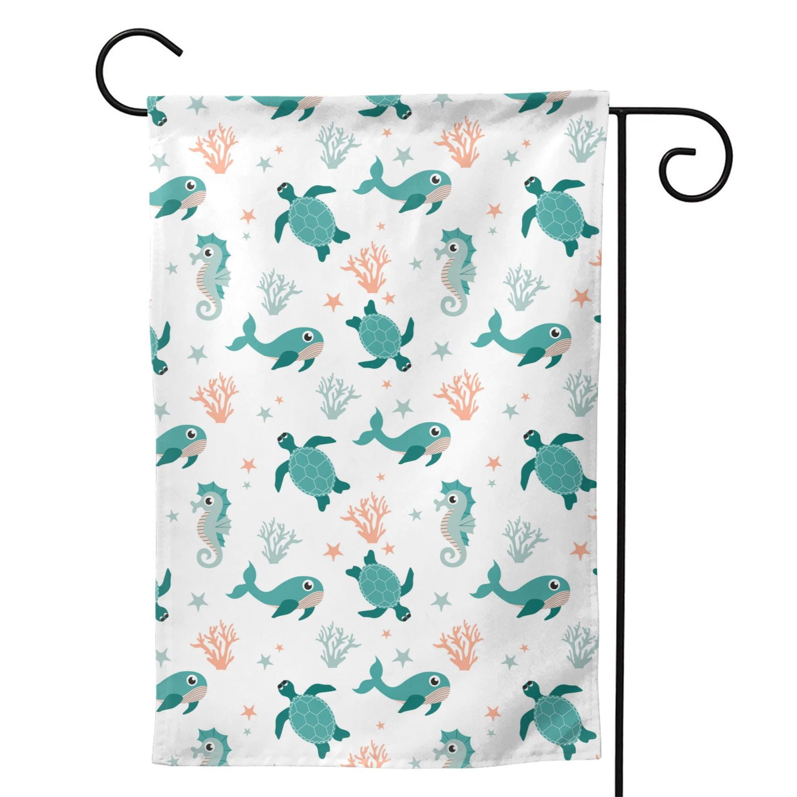 Sigee Turtles And Seahorses for Live Happy Decorative Small Garden Flag ...