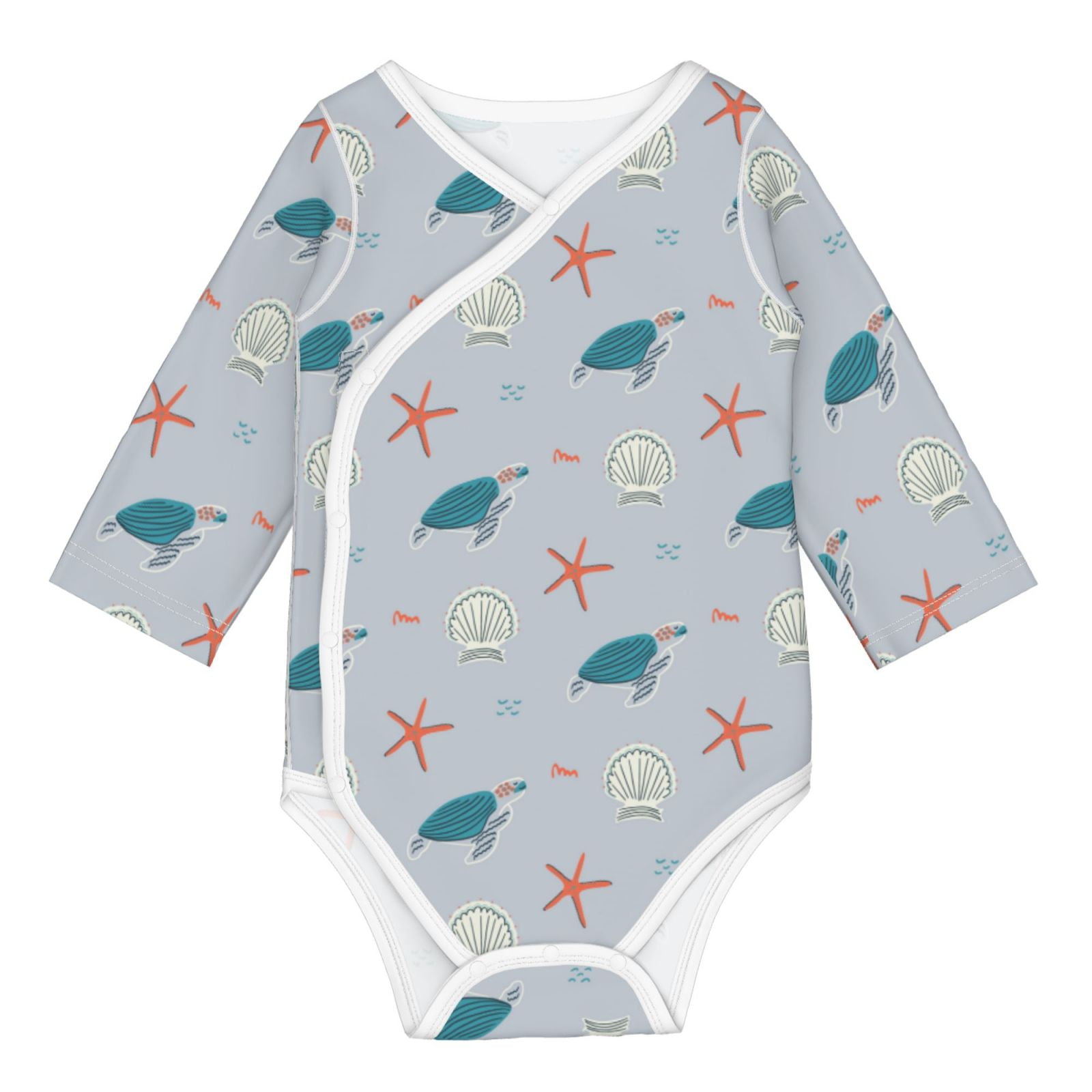 Sigee Turtles And Shells for Baby Unisex Baby Cotton Long-Sleeve ...