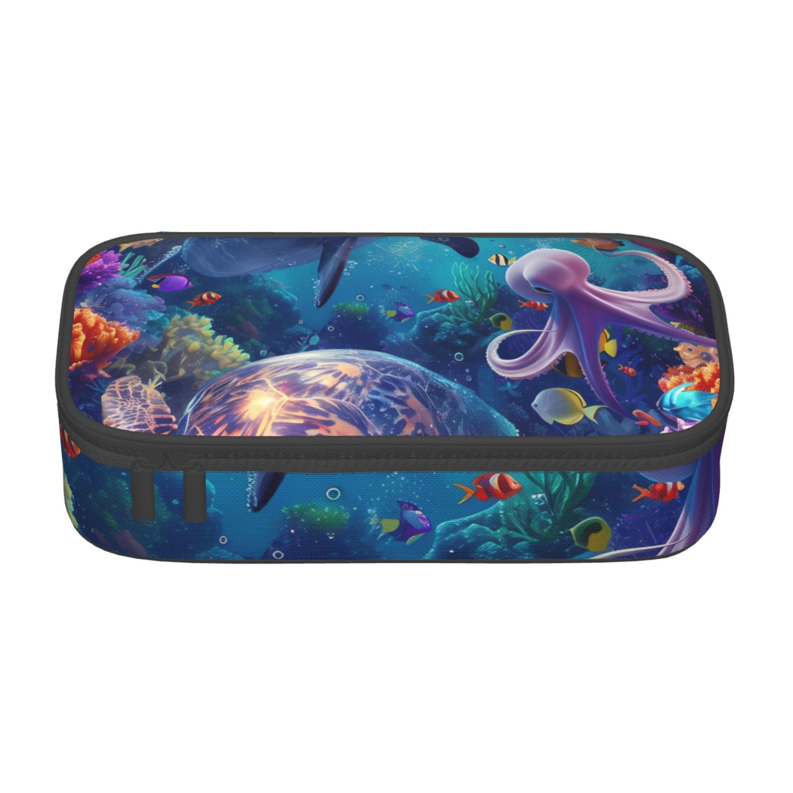 Sigee Underwater Turtle Dolphin Octopus for Large Capacity Pencil Case ...