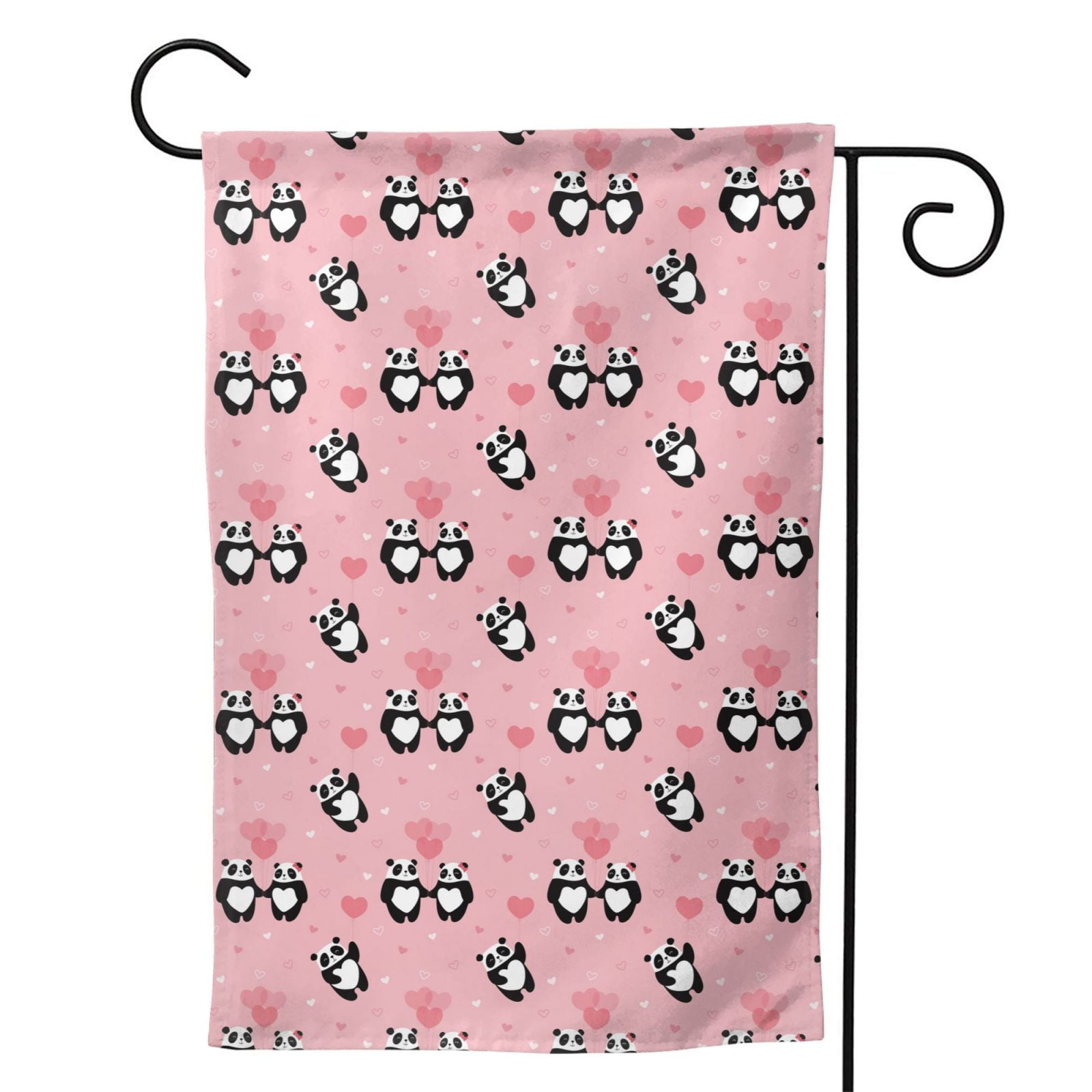 Sigee Valentine'S Day Panda for Live Happy Decorative Small Garden Flag ...