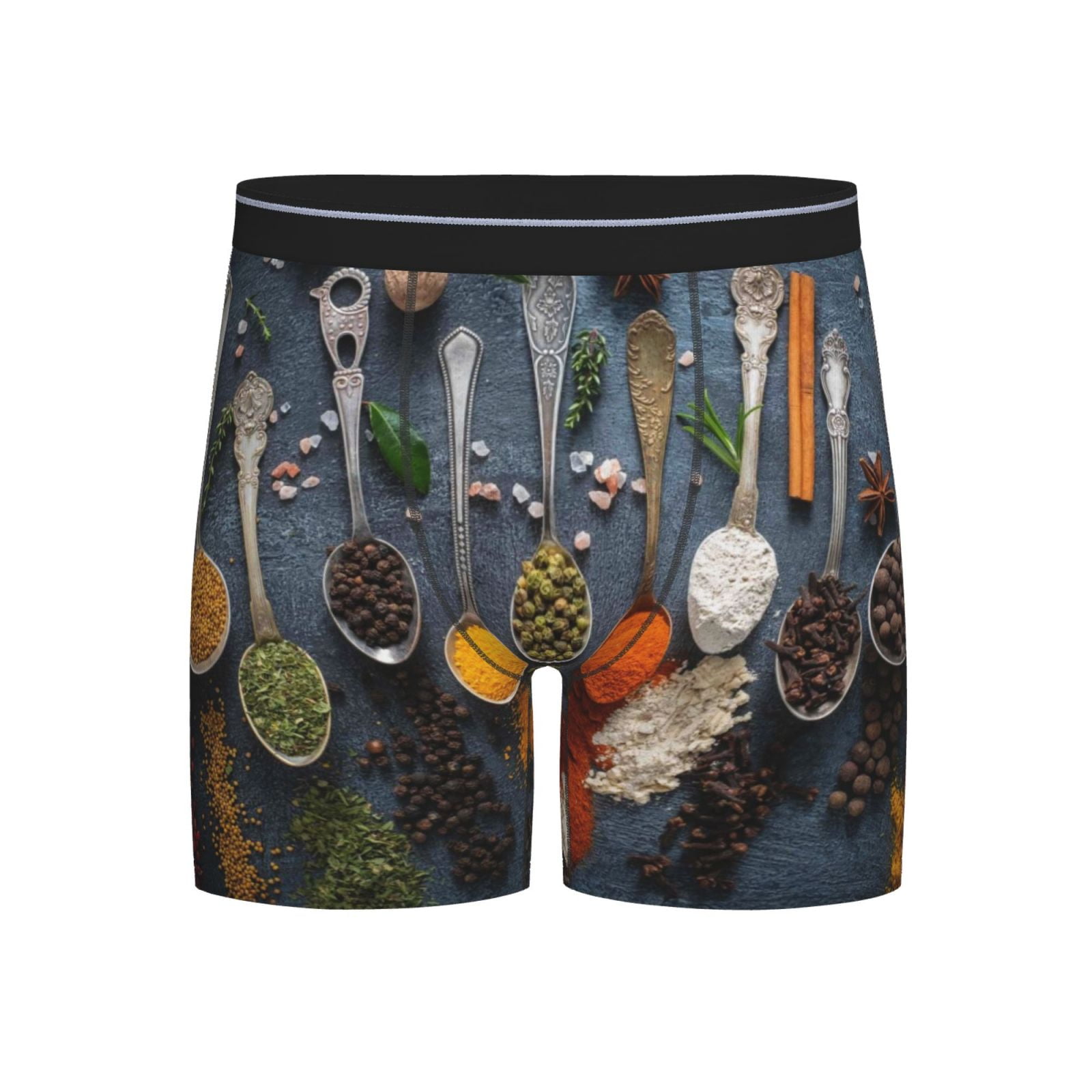 Sigee Various Herbs And Spices In Spoons for Men's Boxer Briefs ...