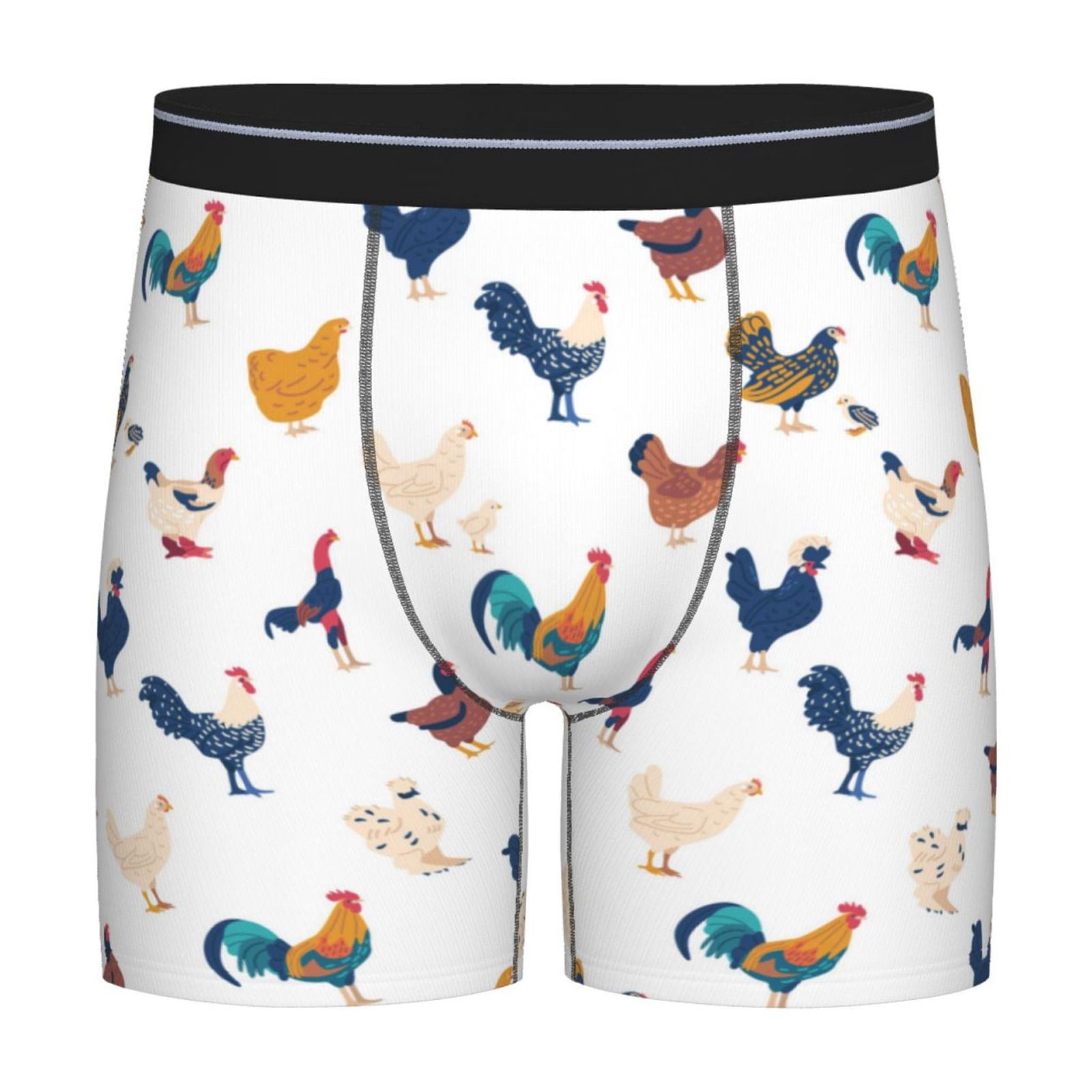 Sigee Various Rooster for Men's Boxer Briefs,Moisture Wicking and ...
