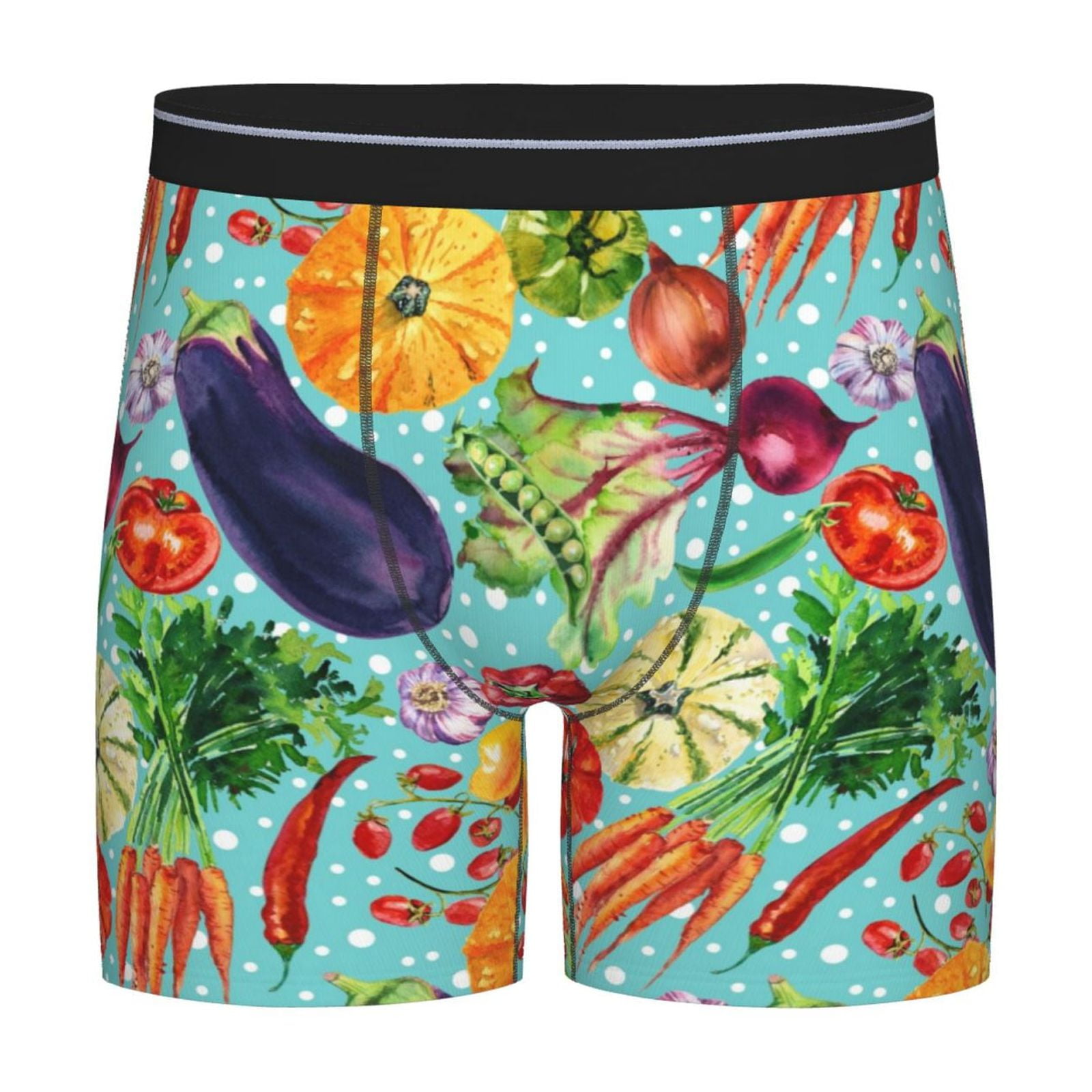 Sigee Vegetable (2) for Men's Boxer Briefs,Moisture Wicking and ...